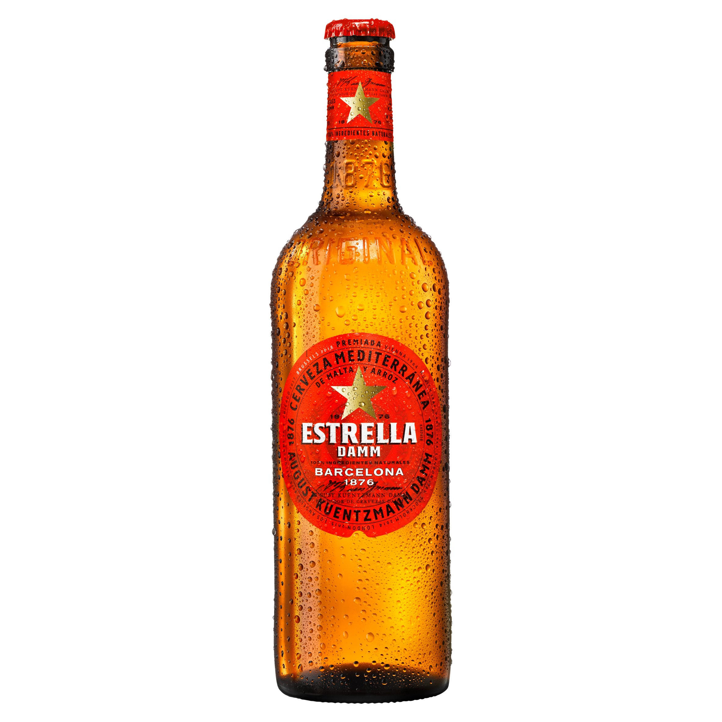 Estrella Damm Lager Beer 660ml Bottle | Beer | Iceland Foods