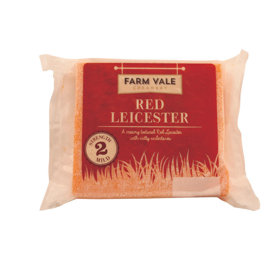 Farm Vale Red Leicester Cheese 250g | British Regional Cheese | Iceland ...