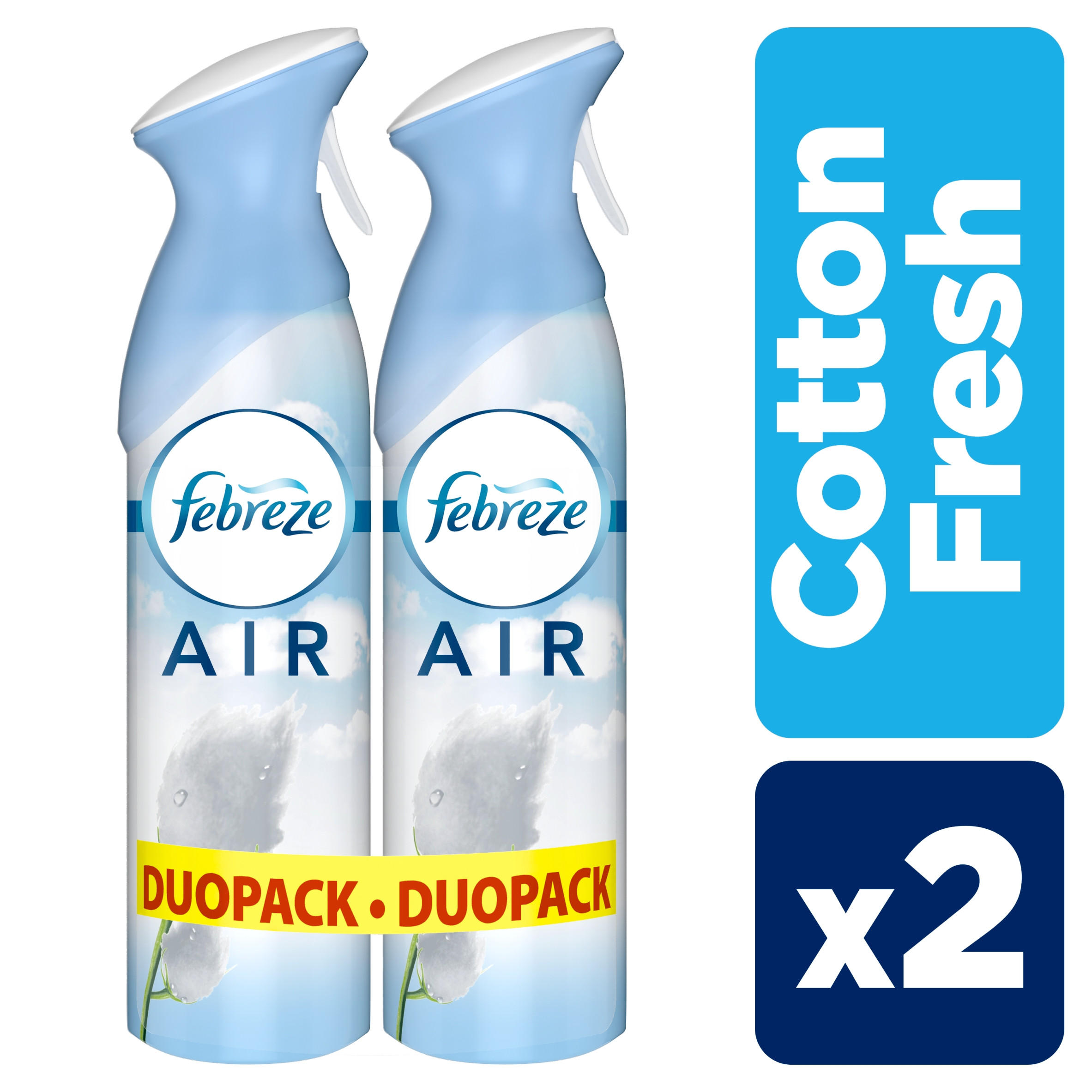 Febreze Air Freshener Spray Cotton Fresh 2x300 ML | Home Accessories ...