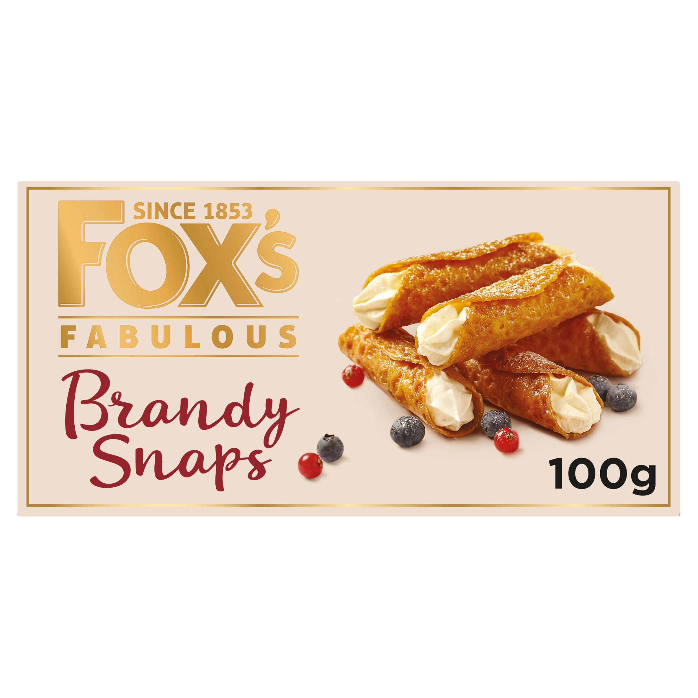 Fox's Brandy Snaps 100g | Sweet Biscuits | Iceland Foods