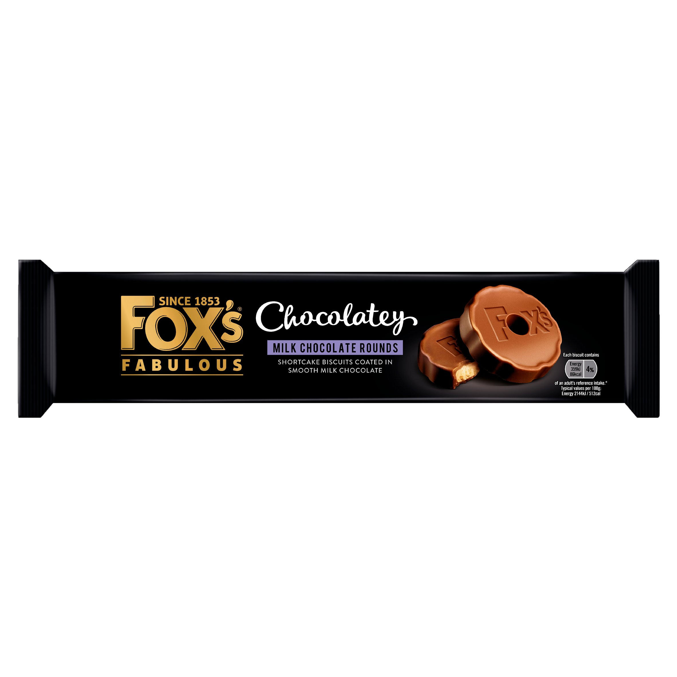 Fox's Chocolatey Milk Chocolate Rounds 130g | Sweet Biscuits | Iceland ...