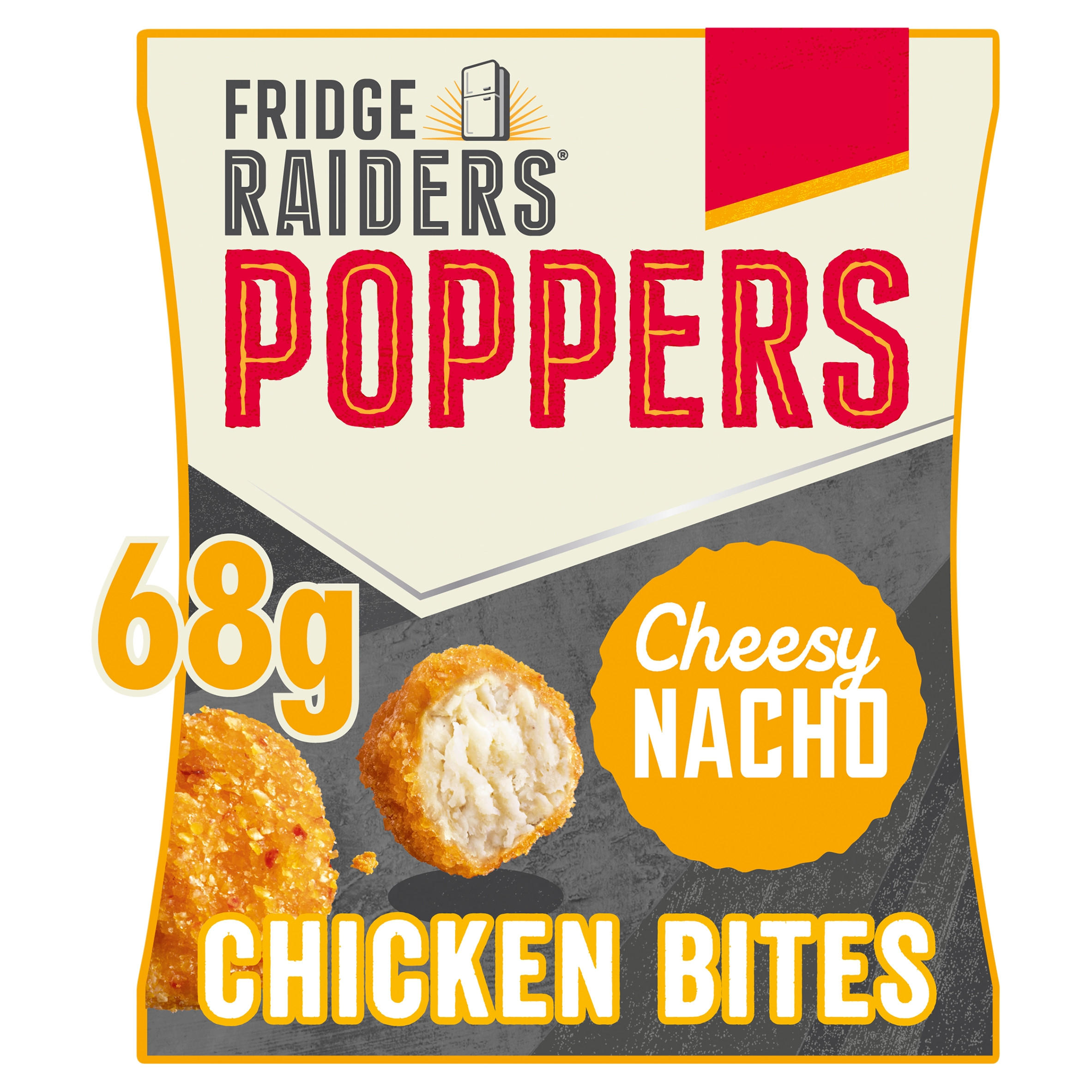 Fridge Raiders Poppers Cheesy Nacho Chicken Snack Bites 68g | Chicken ...