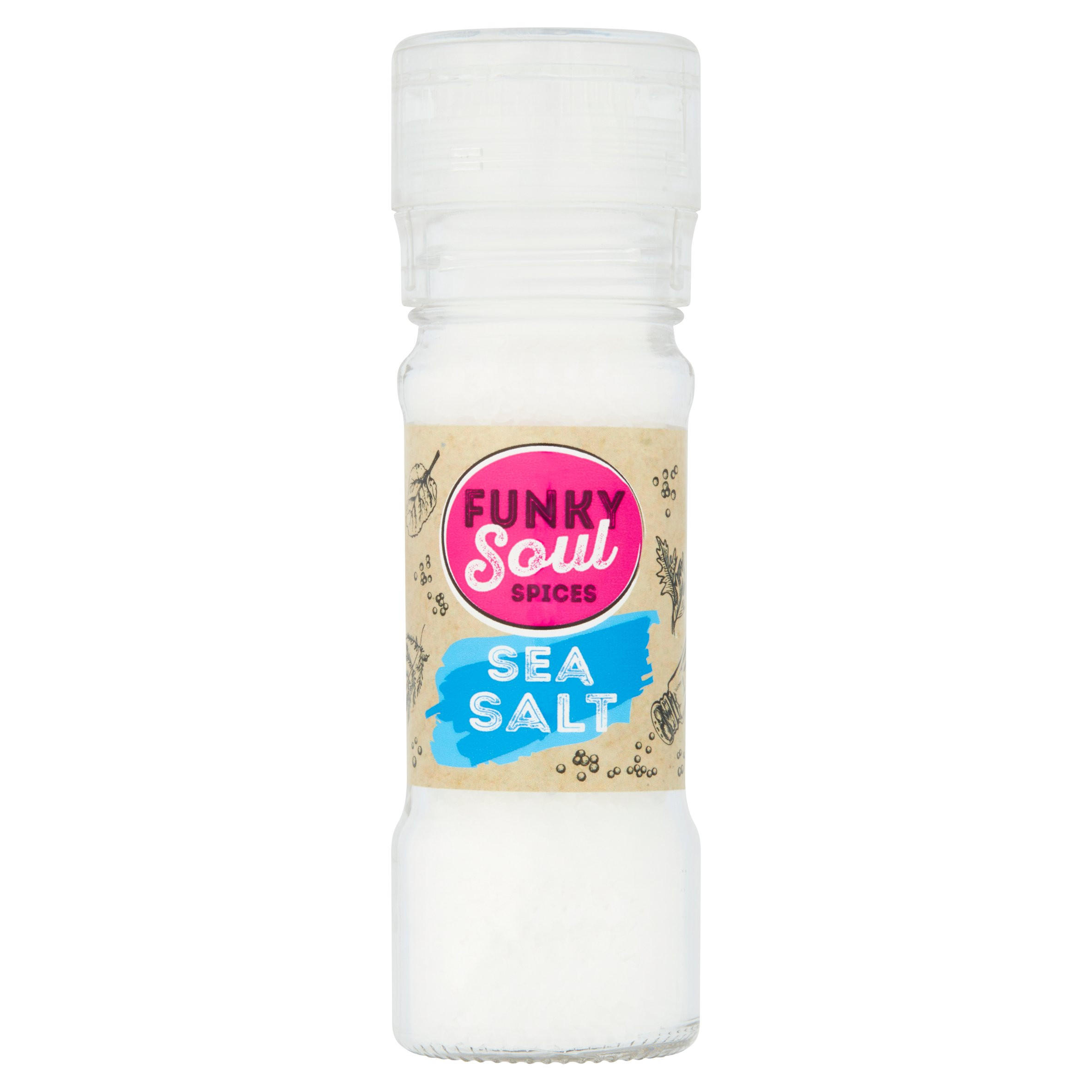 Funky Soul Spices Sea Salt 95g | Salt, Pepper & Vinegar | Iceland Foods