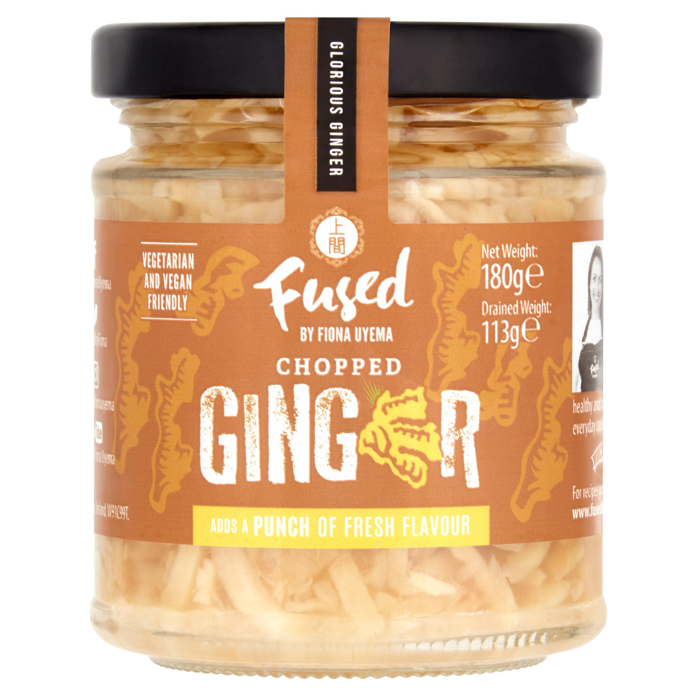 Fused by Fiona Uyema Chopped Ginger 180g | Herbs, Spices & Seasonings ...