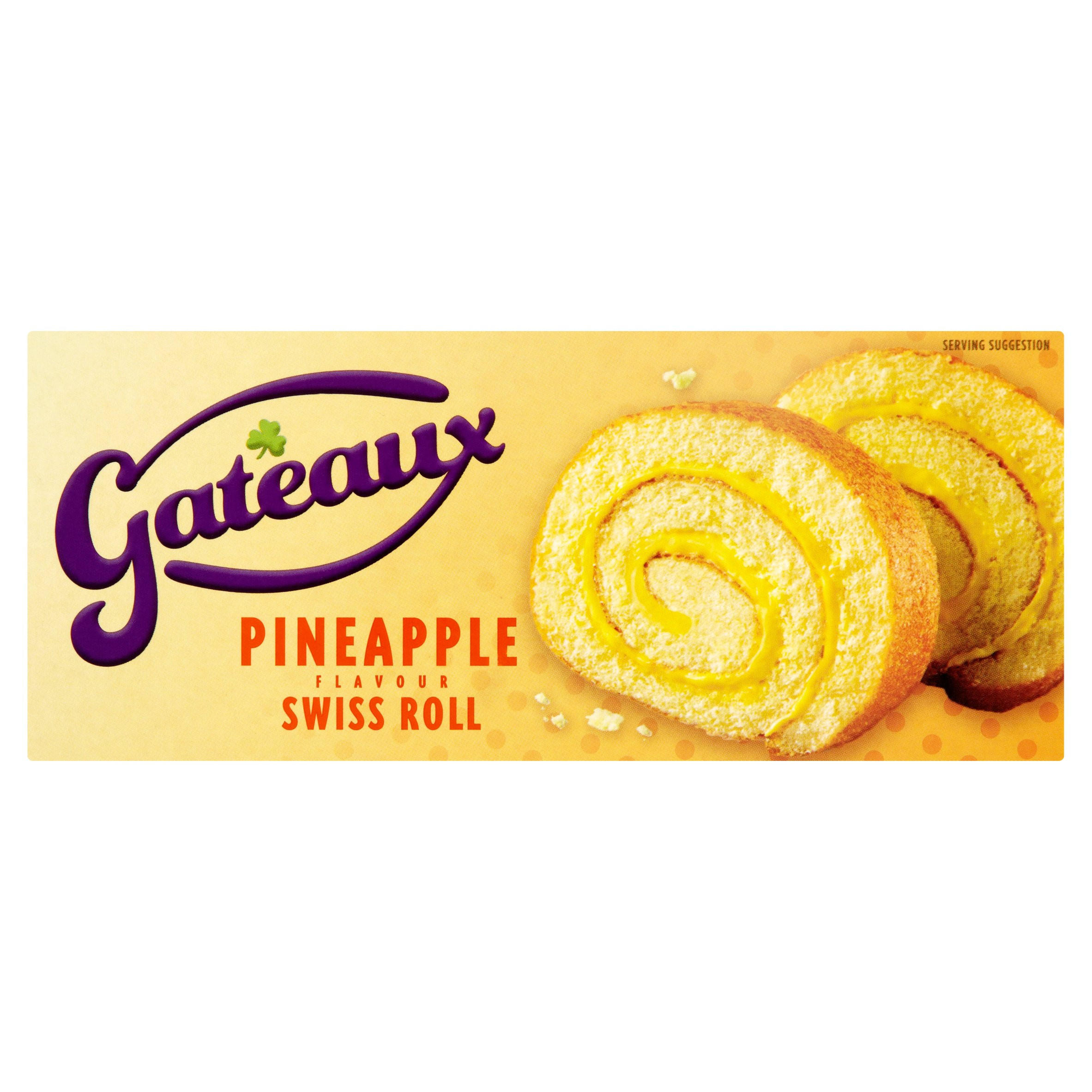 Gateaux Pineapple Flavour Swiss Roll 195g | Mini Rolls & Cake Bars ...