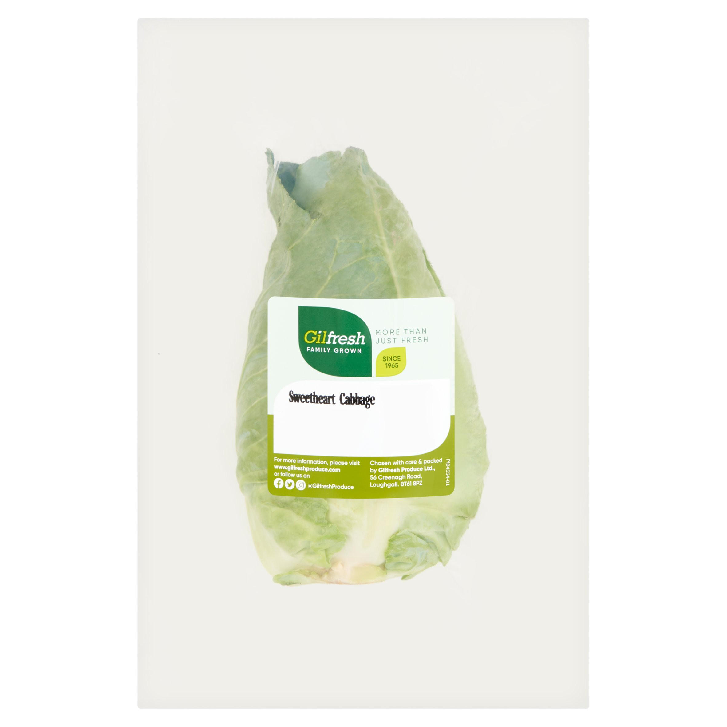 Gilfresh Family Grown Sweetheart Cabbage 500g | Fresh Vegetables ...