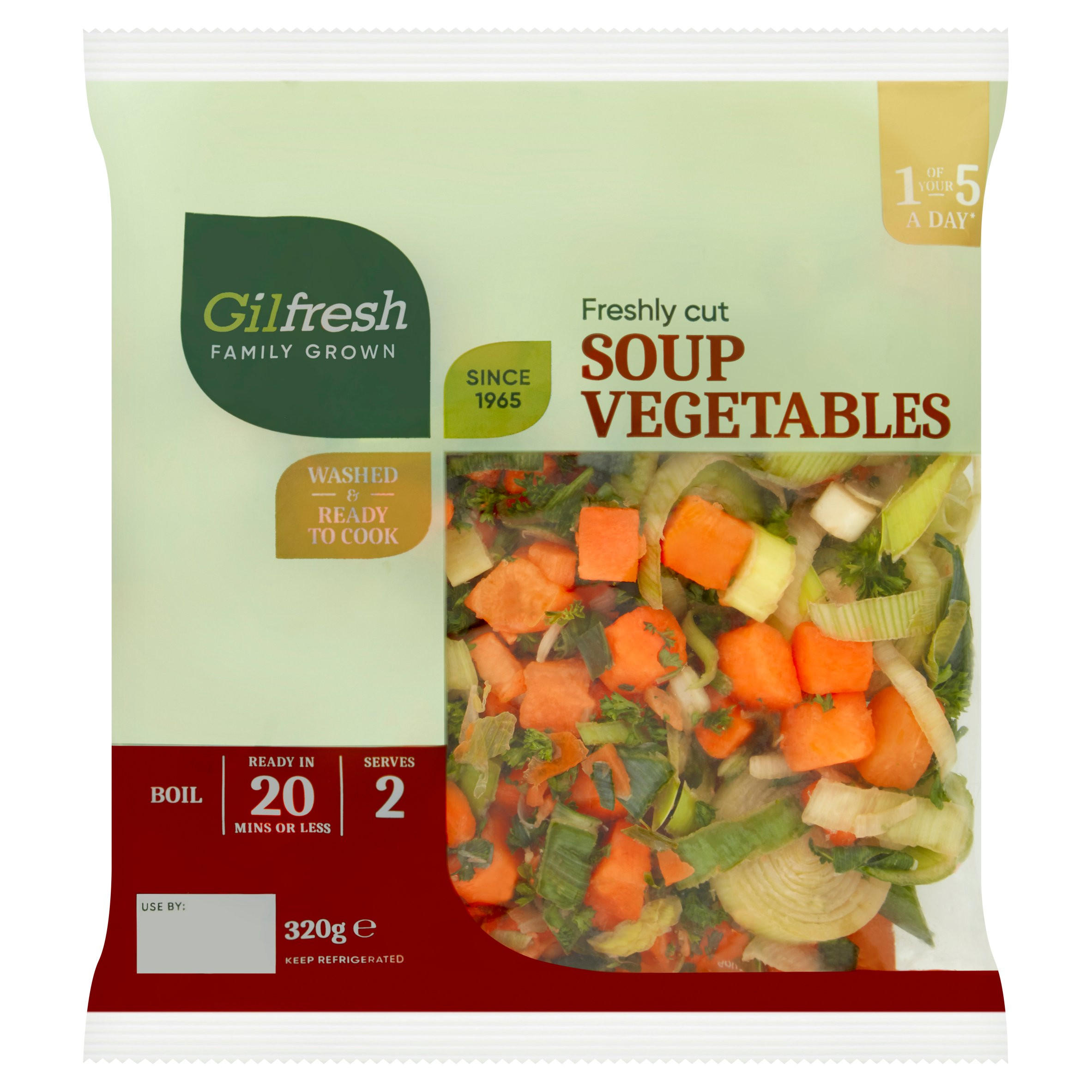Gilfresh Freshly Cut Soup Vegetables 320g | Fresh Vegetables | Iceland ...