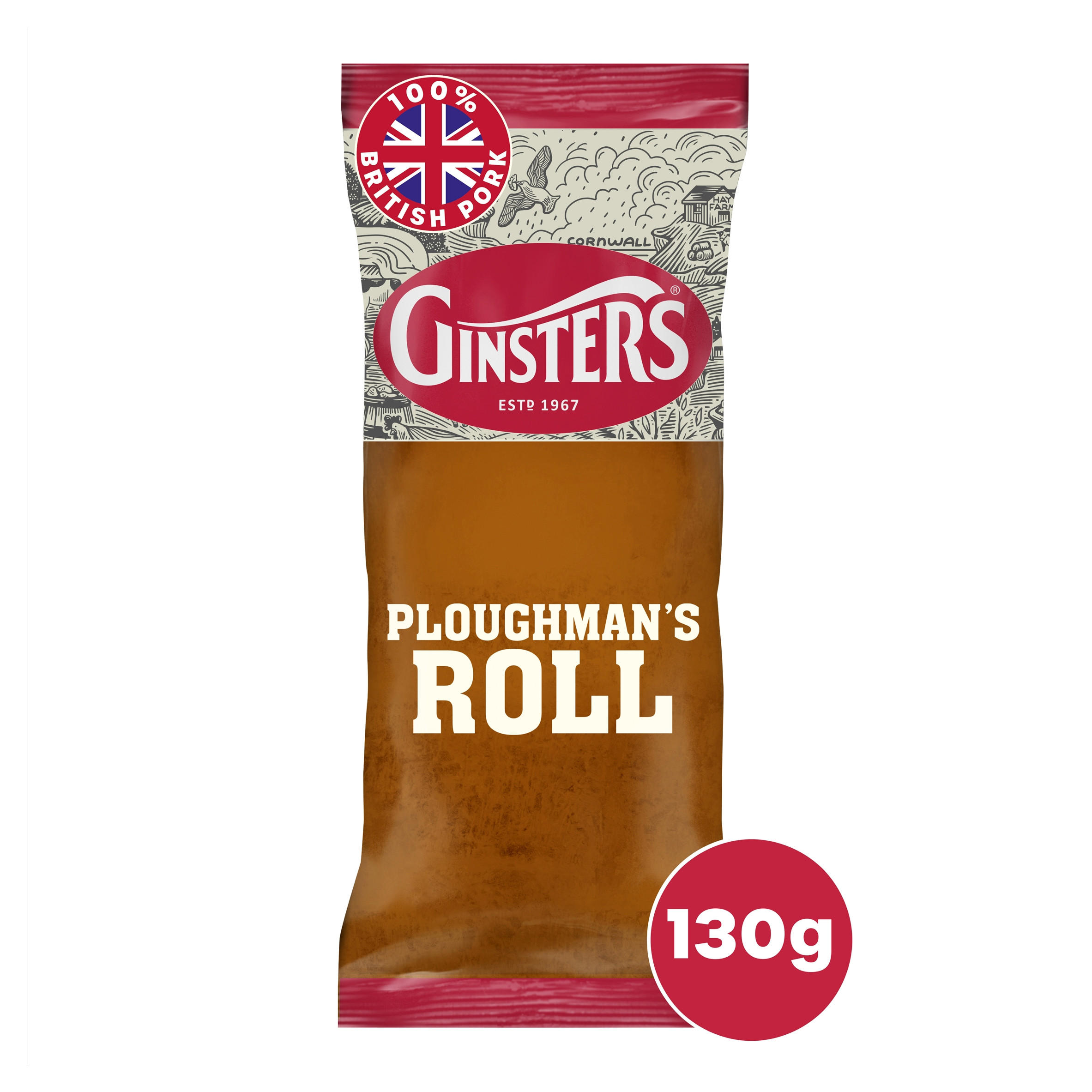 Ginsters Ploughman's Roll 130g | Slices & Pasties | Iceland Foods