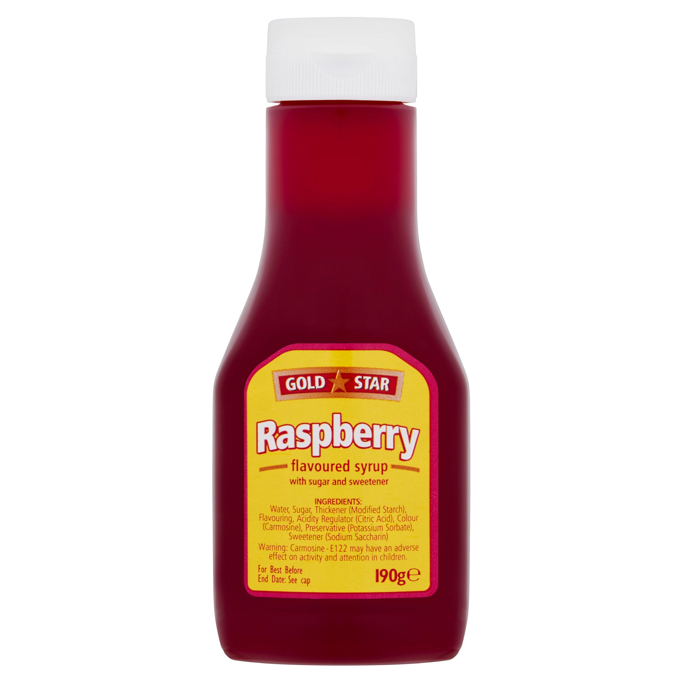 Gold Star Raspberry Flavoured Syrup 190g | Home Baking | Iceland Foods