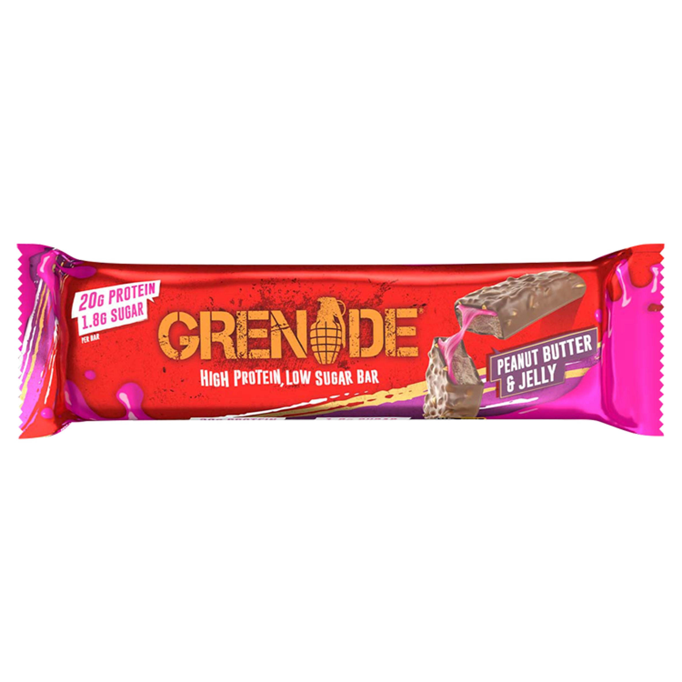 Grenade Peanut Butter & Jelly 60g | Cereal Bars | Iceland Foods