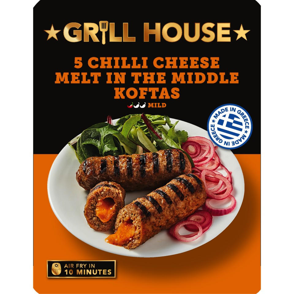 Grill House 5 Chilli Cheese Melt in the Middle Koftas 400g | Sausages ...