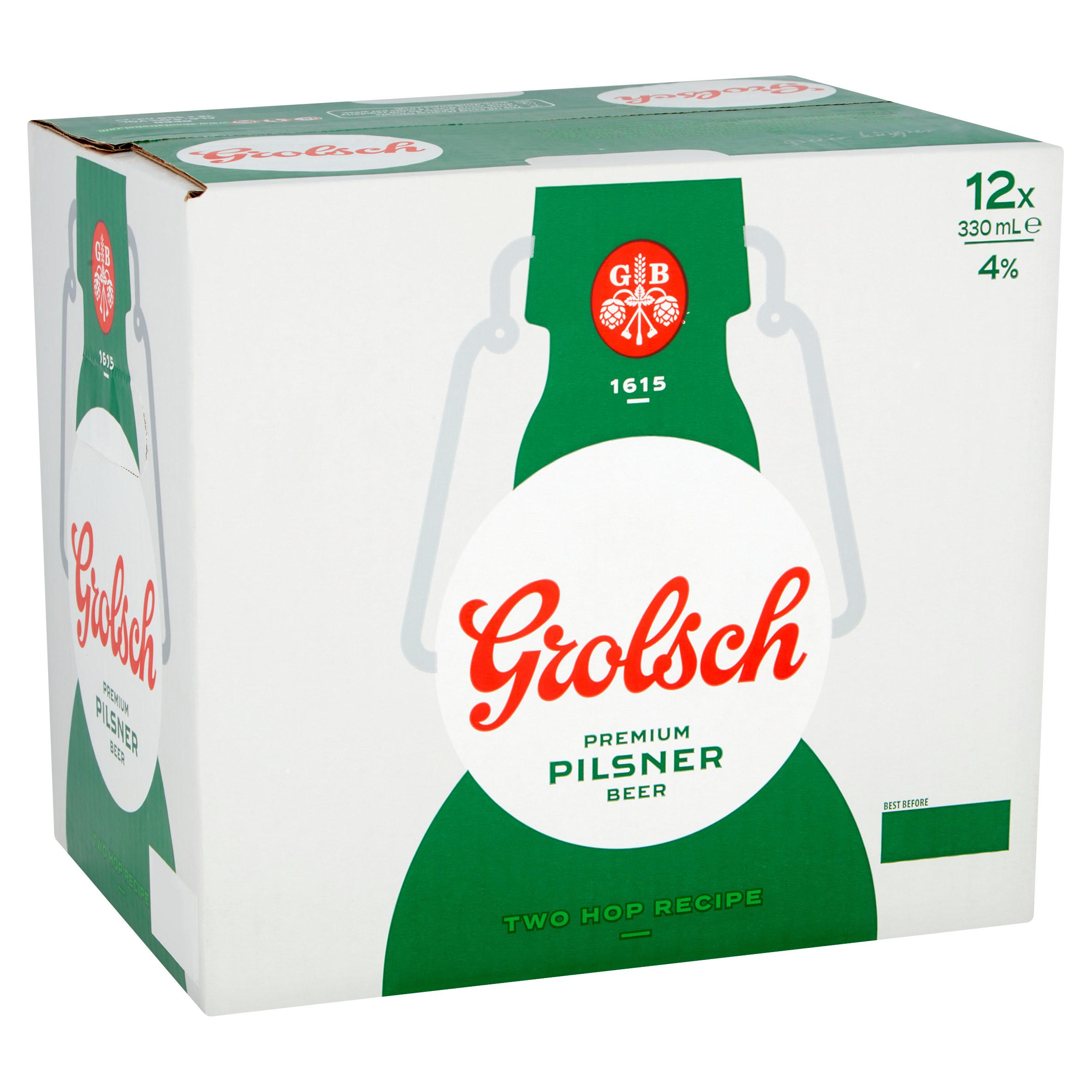 Grolsch Premium Pilsner Beer 12 x 330ml | Beer | Iceland Foods