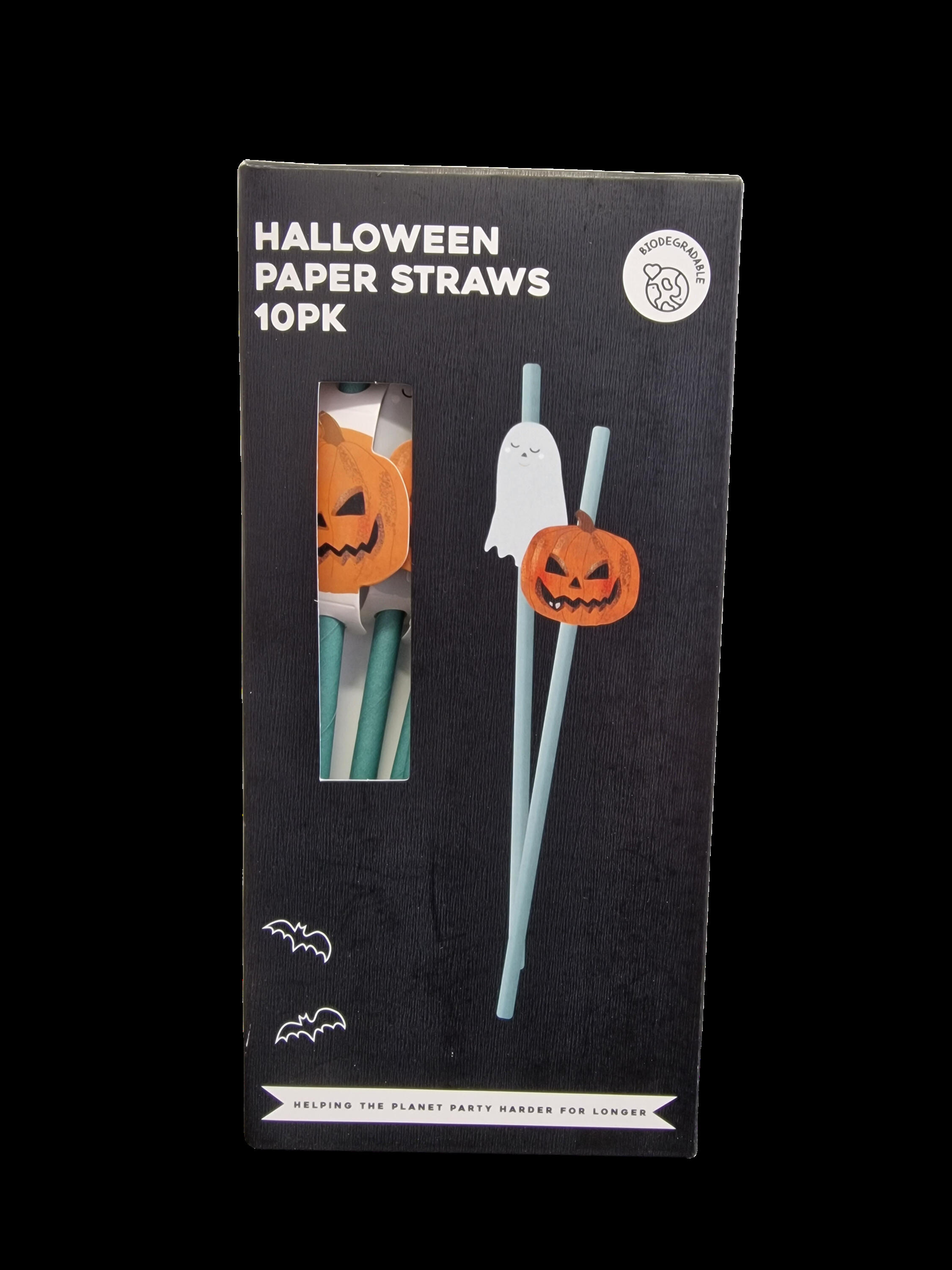 Halloween Paper Straws 10 Pack | Halloween and Bonfire | Iceland Foods
