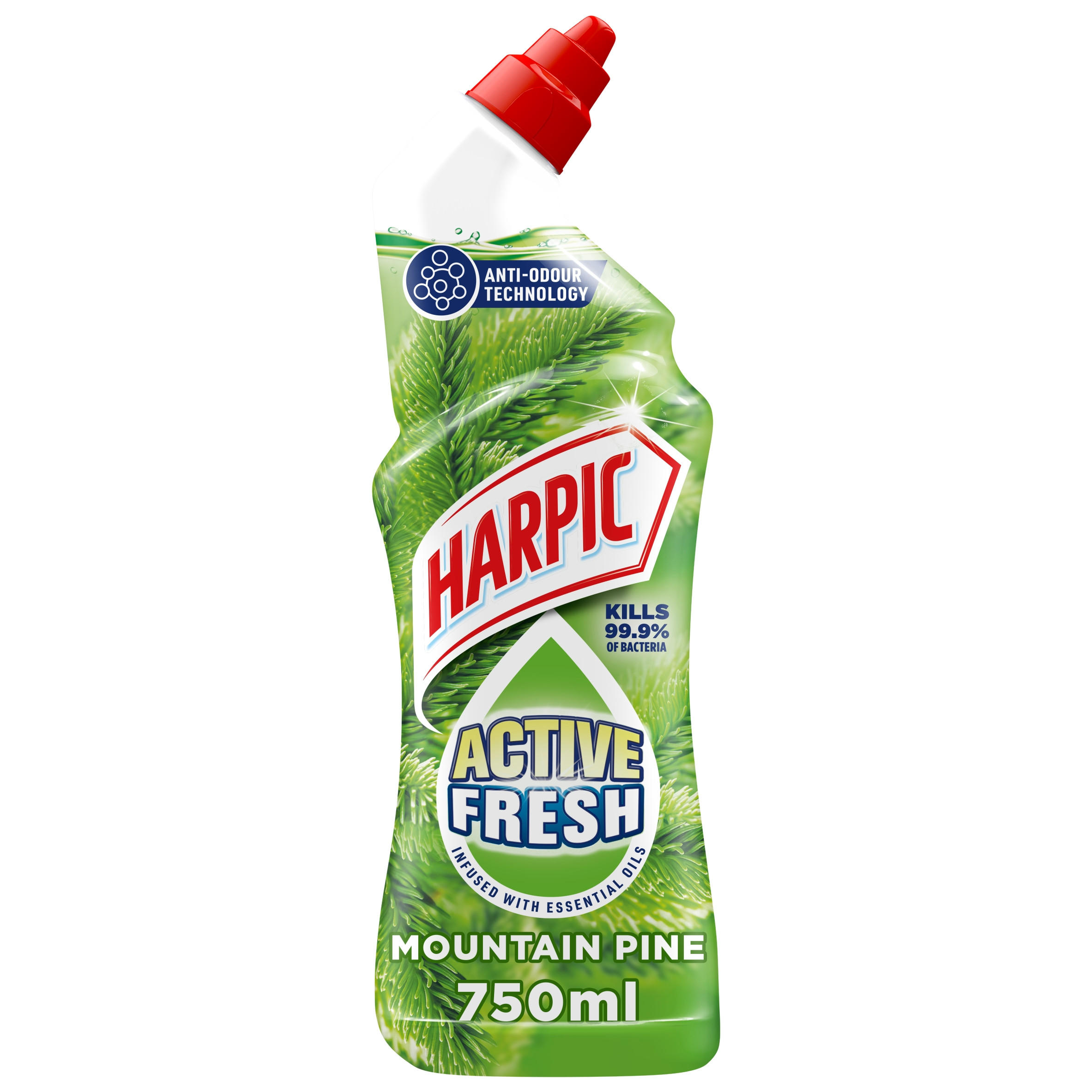 Harpic Active Fresh Mountain Pine 750ml | Iceland Foods