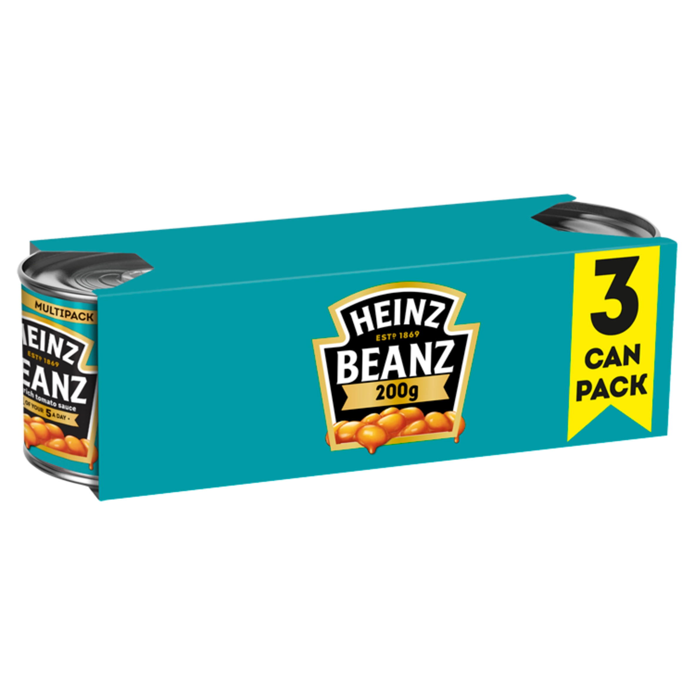 Heinz Baked Tinned Beans in Tomato Sauce 3 x 200g | Iceland Foods