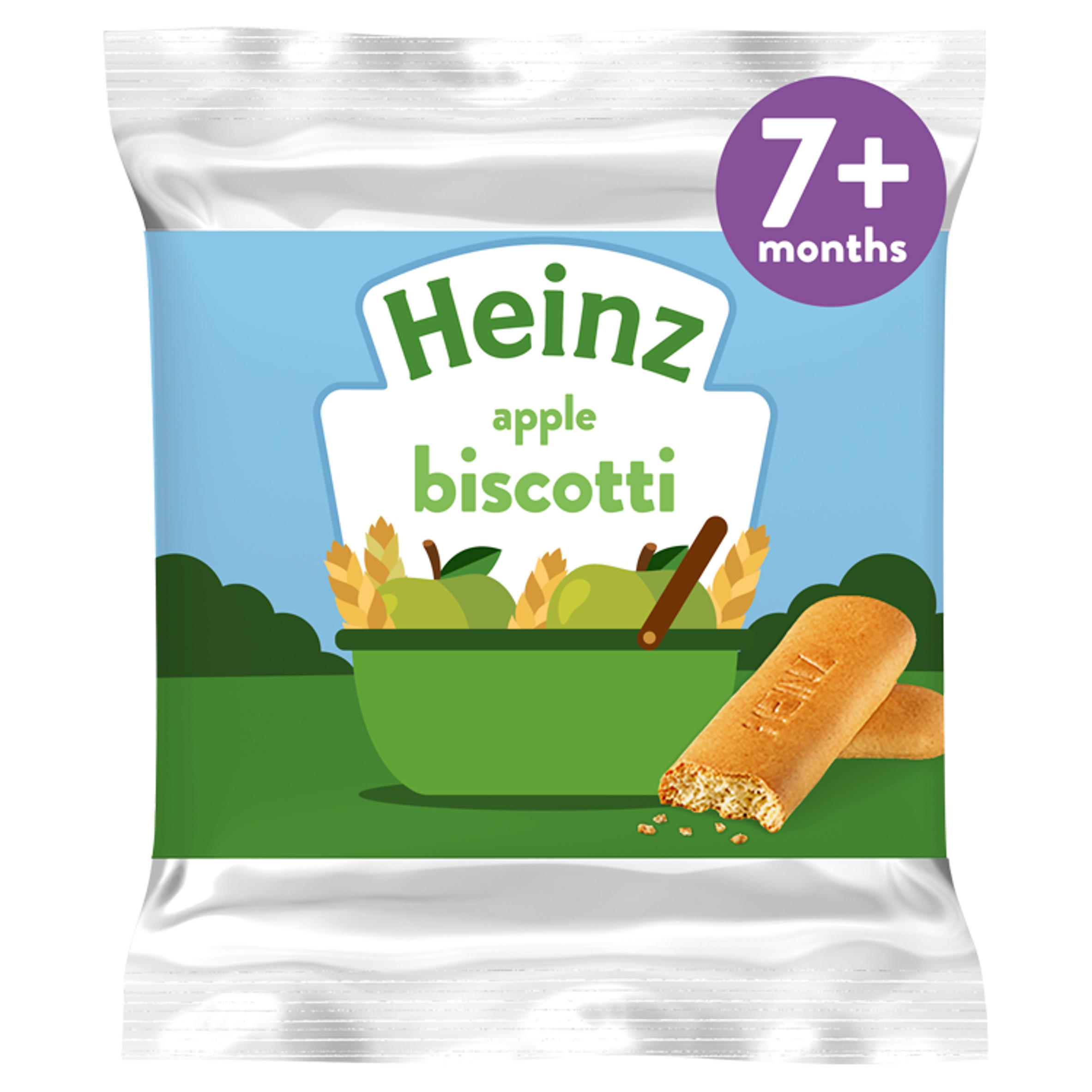 Heinz So Yummy Apple Biscotti 7+ Months 60g | Baby Food | Iceland Foods