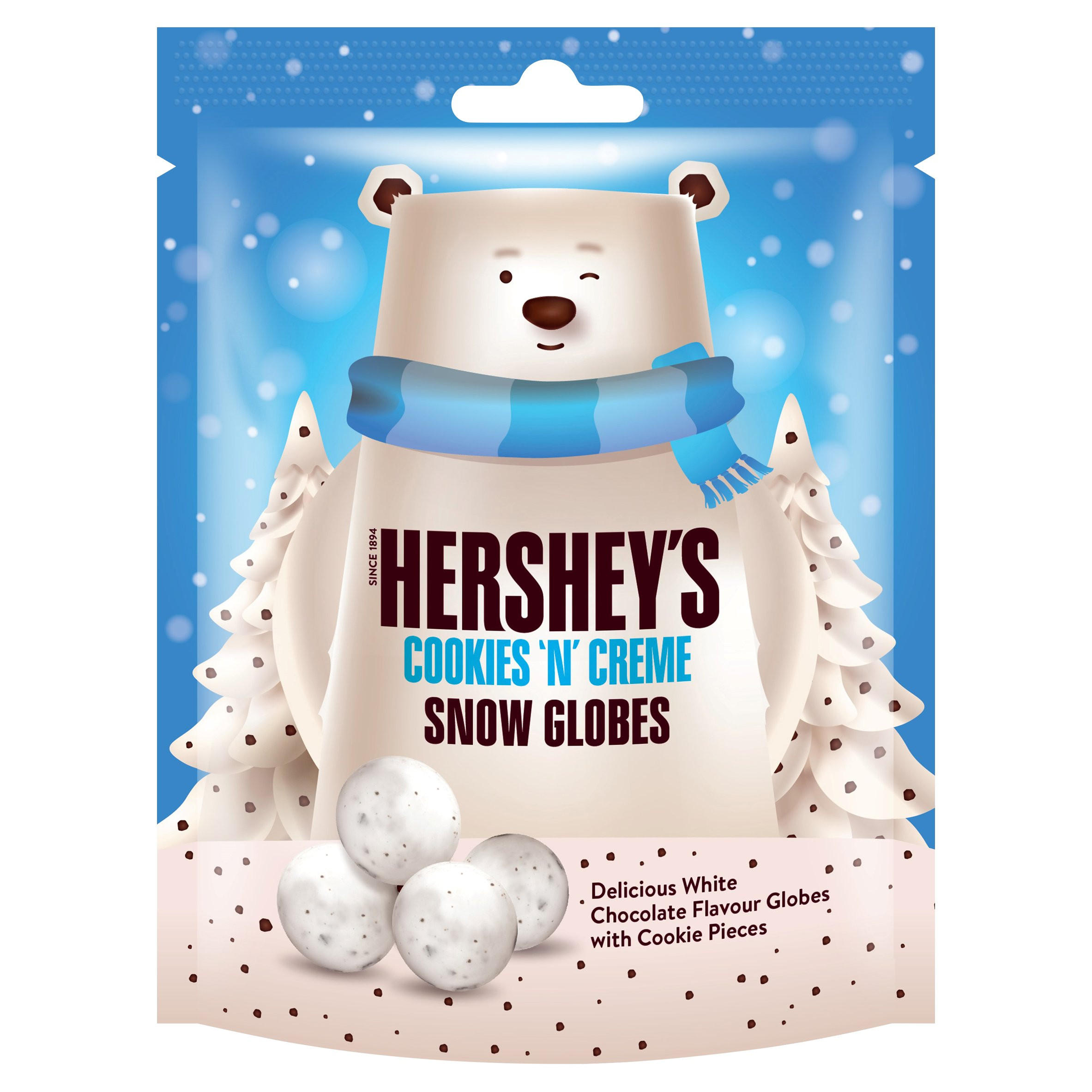 Hershey's Cookies 'n' Creme Snow Globes 185g | Single Chocolate Bars ...