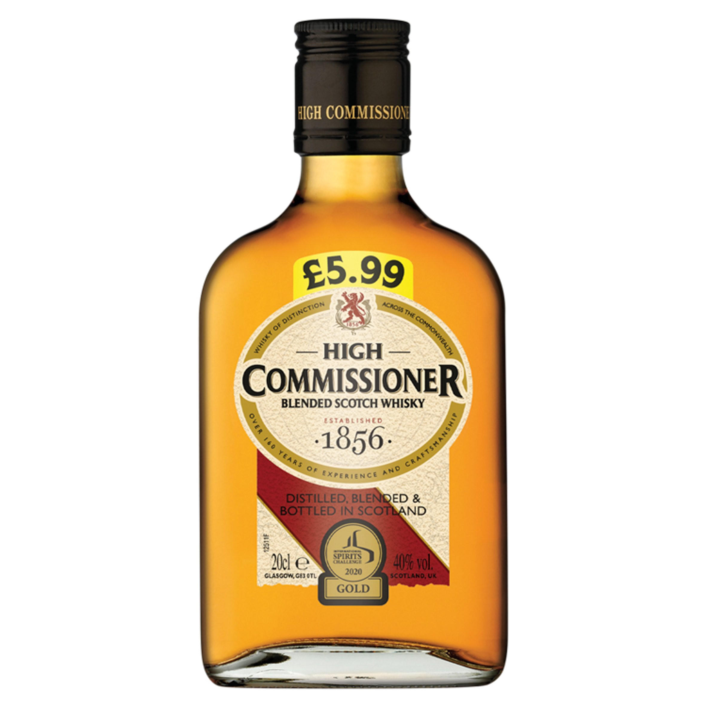 High Commissioner Blended Scotch Whisky 20cl | Spirits & Pre-Mixed ...
