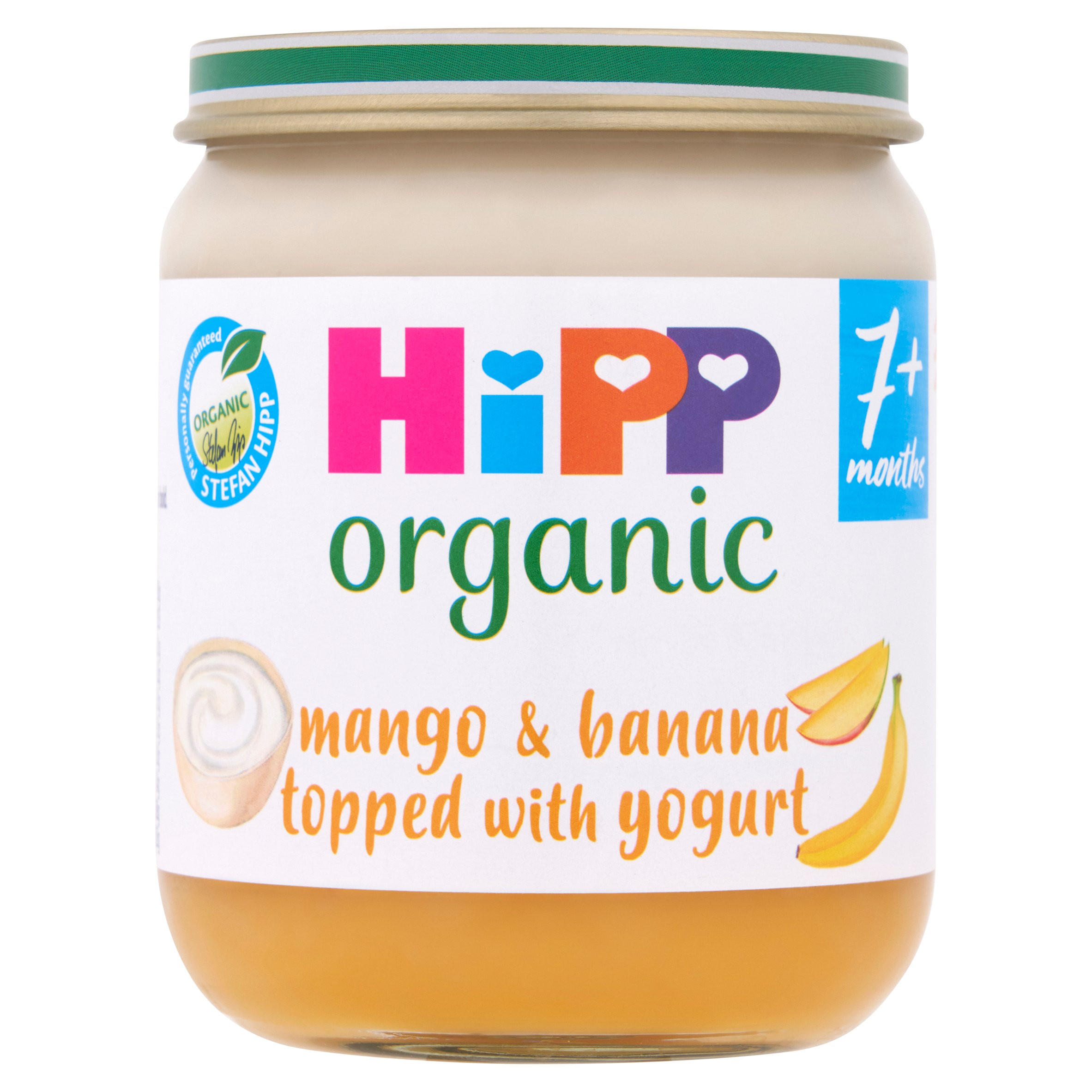 HiPP Organic Mango & Banana Topped with Yogurt 7+ Months 160g | Baby ...