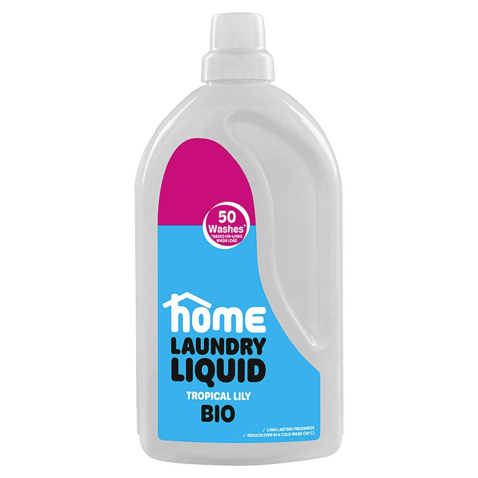 HOME Laundry Liquid Bio Tropical Lily 50 Wash | Home Range | Iceland Foods