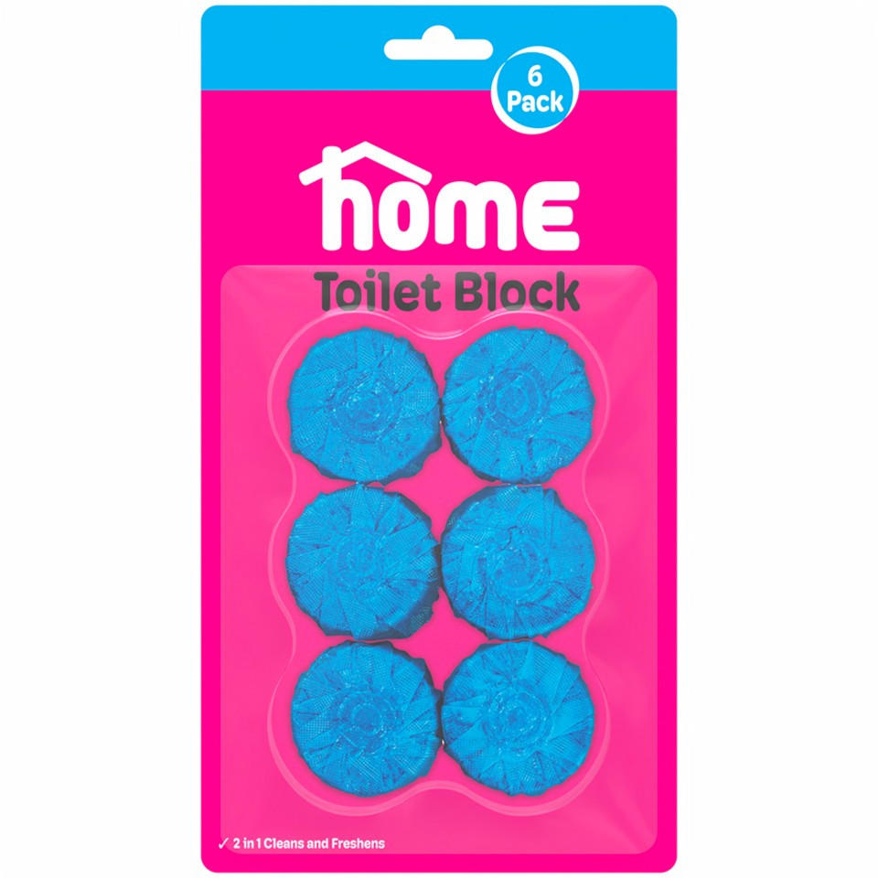 HOME 6pk Toilet Block | Iceland Foods