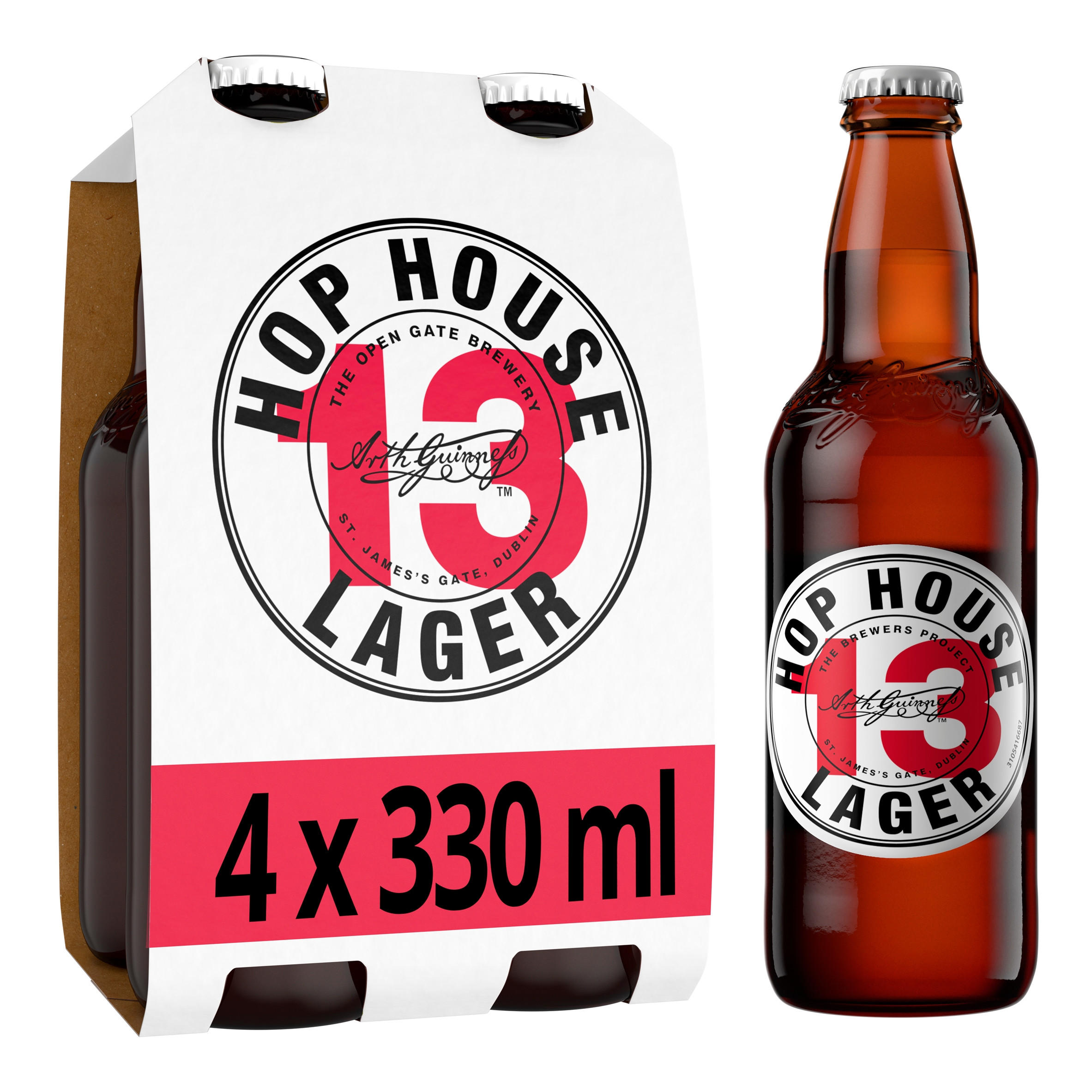 Hop House 13 Lager 4 x 330ml Bottle | Beer | Iceland Foods