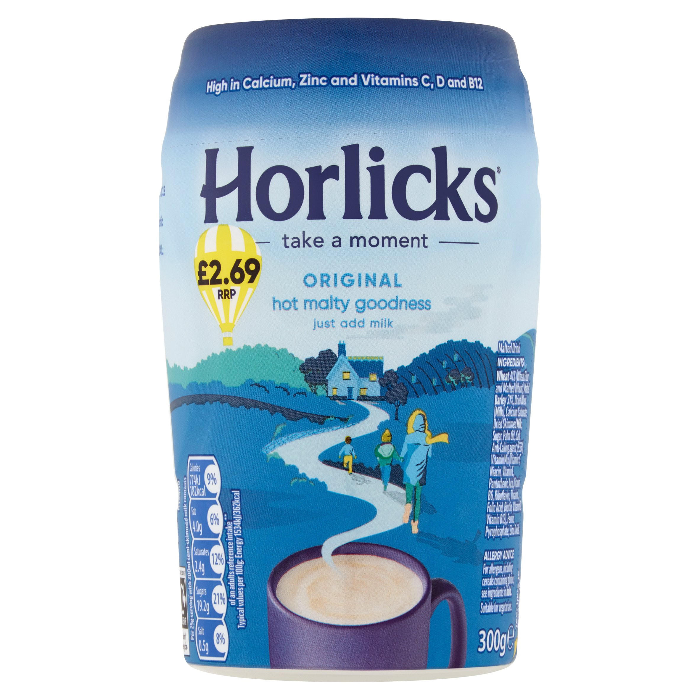 Horlicks Original 300g | Hot Chocolate | Iceland Foods