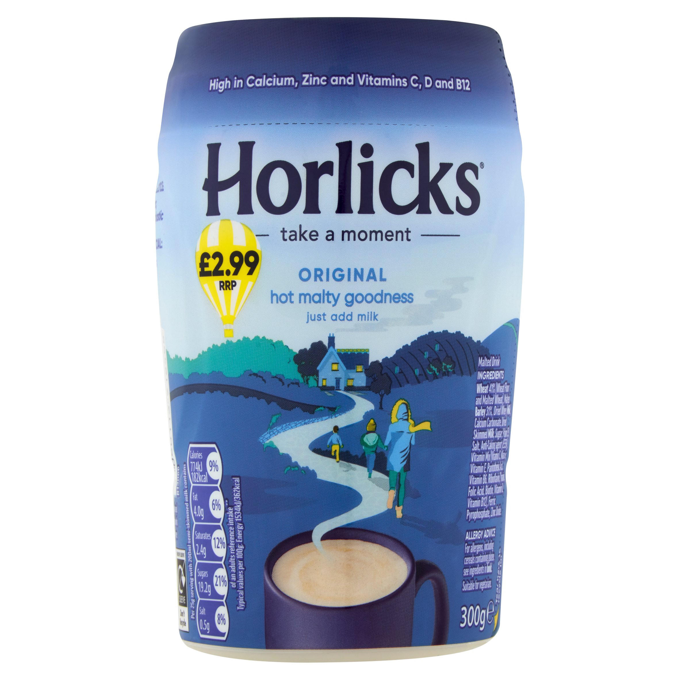 Horlicks Original 300g | Hot Chocolate | Iceland Foods
