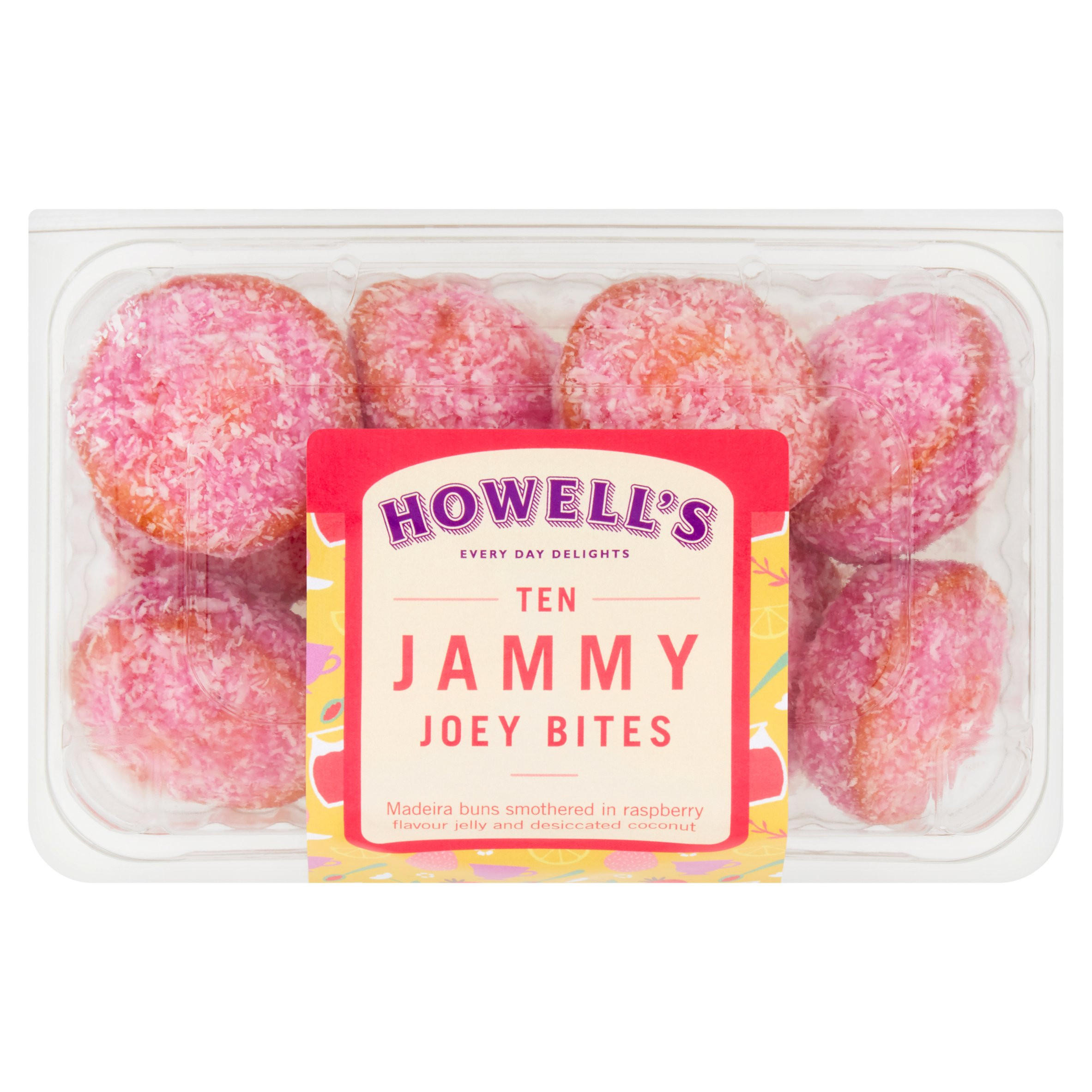Howell's Ten Jammy Joey Bites 180g | Muffins & Mini Bites | Iceland Foods