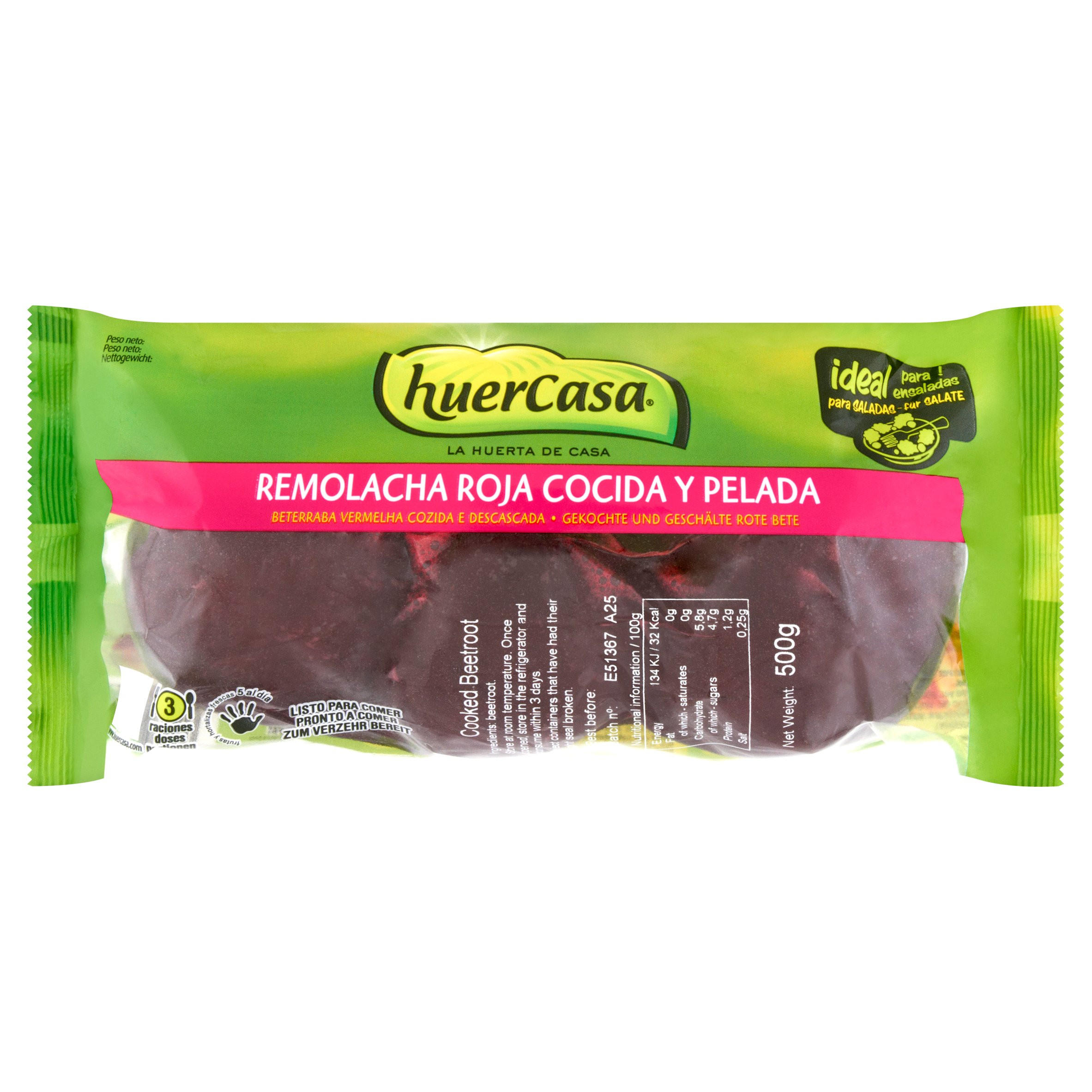 Huercasa Cooked Beetroot 500g | Salads | Iceland Foods