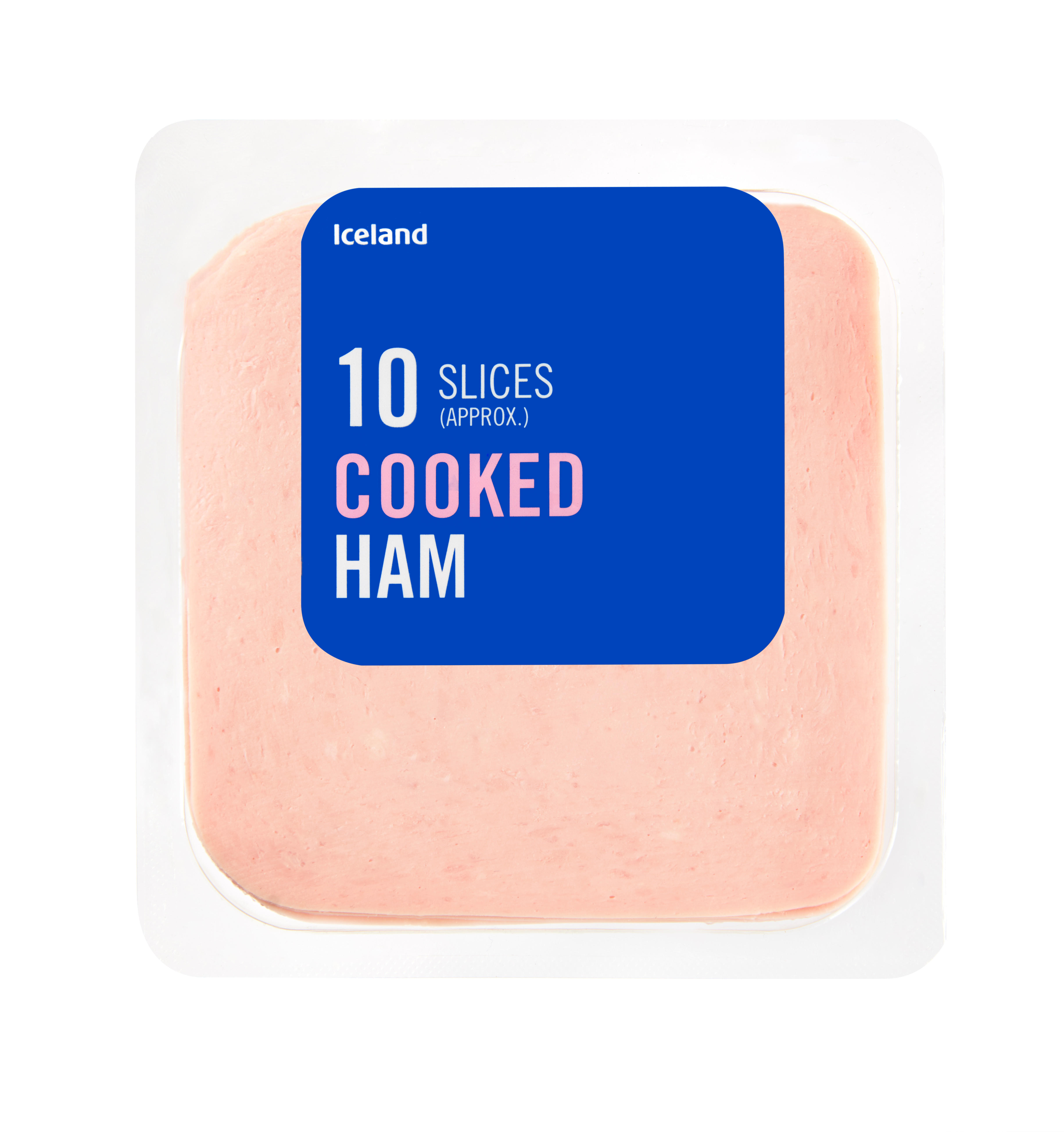 Iceland 10 Slices (approx.) Cooked Ham 115g | Ham | Iceland Foods