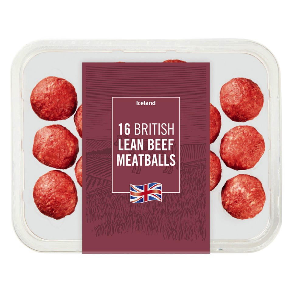 Iceland 16 British Lean Beef Meatballs | Beef | Iceland Foods