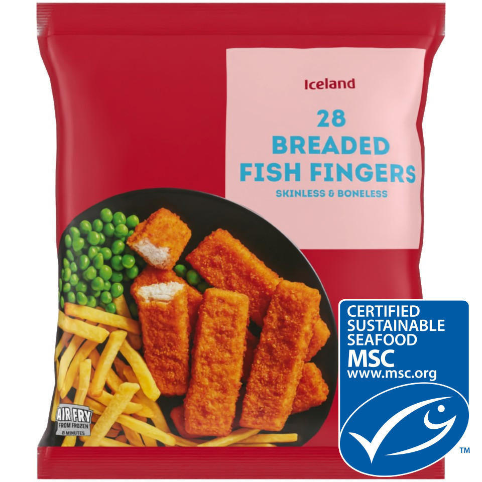 Iceland 28 (approx.) Breaded Fish Fingers 700g | Fish Fingers, Fish ...