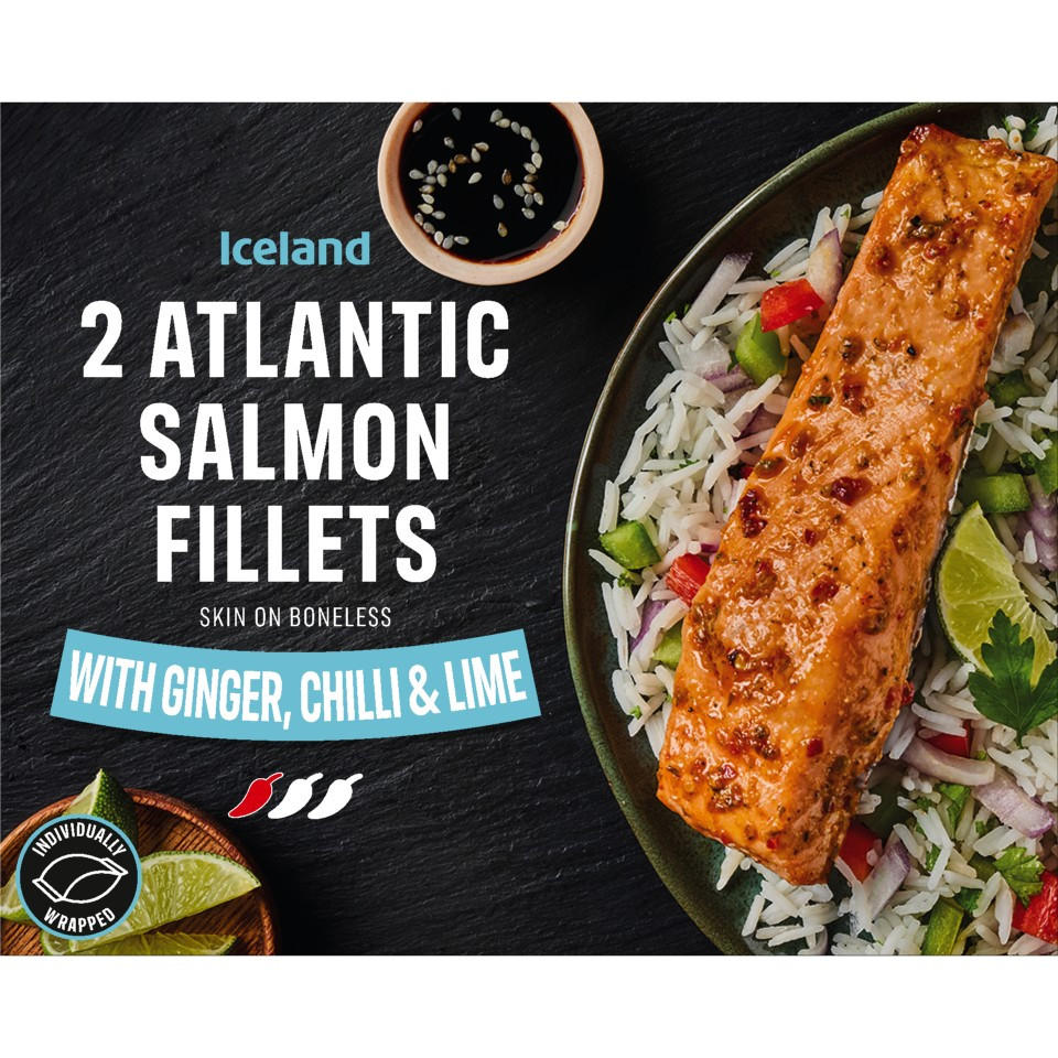 how long to cook frozen salmon uk