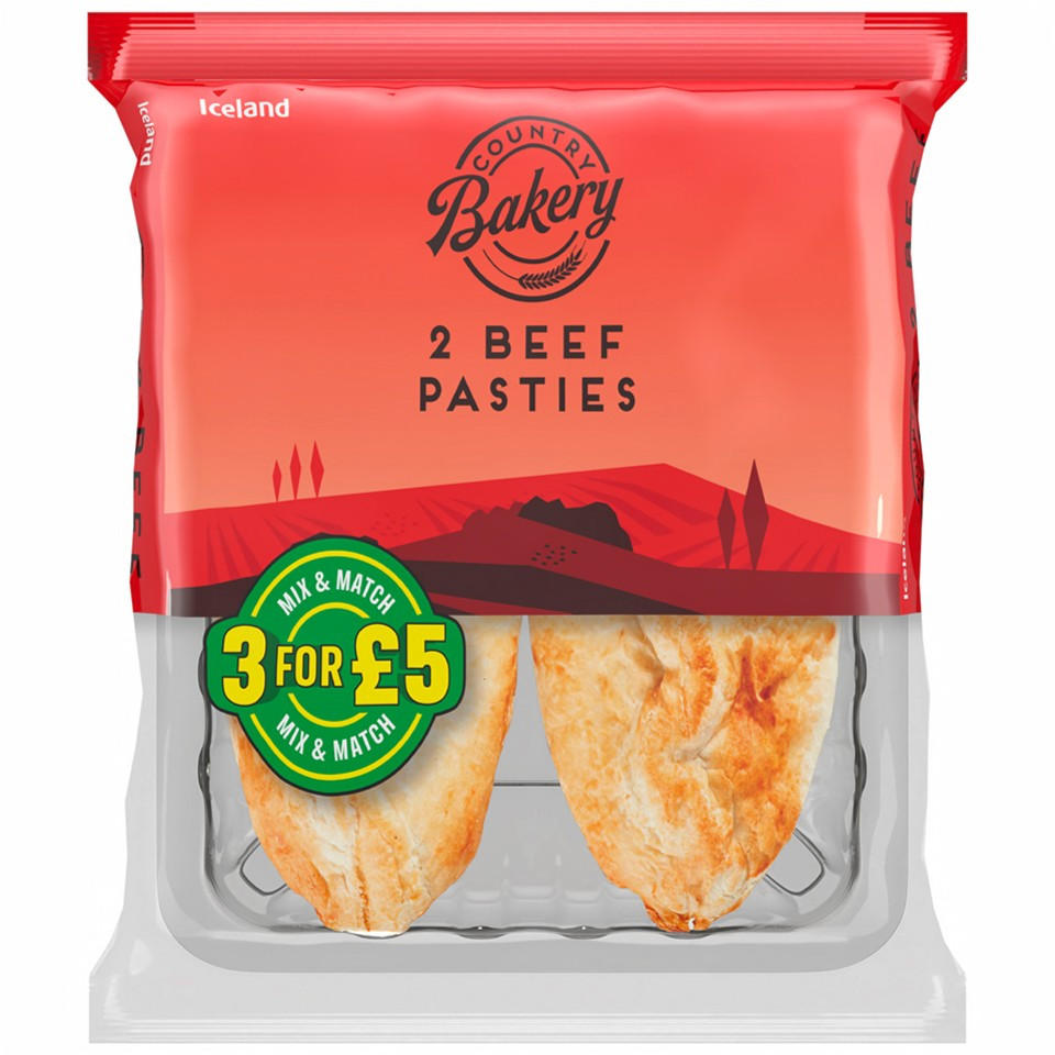 Iceland 2 Beef Pasties | Slices & Pasties | Iceland Foods