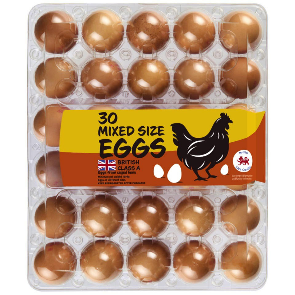 Iceland 30 Mixed Size Eggs | Eggs | Iceland Foods