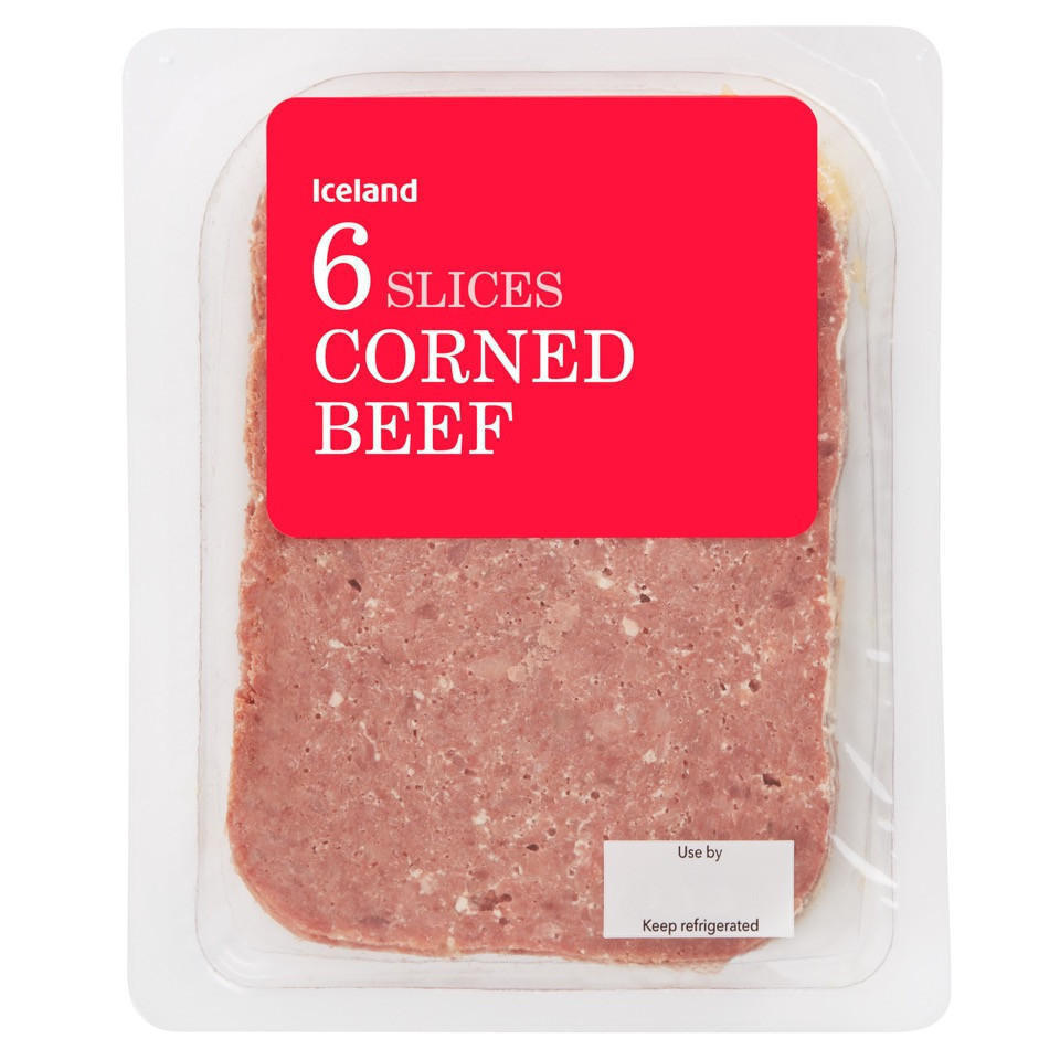 Iceland 6 Corned Beef Slices 175g | Beef | Iceland Foods