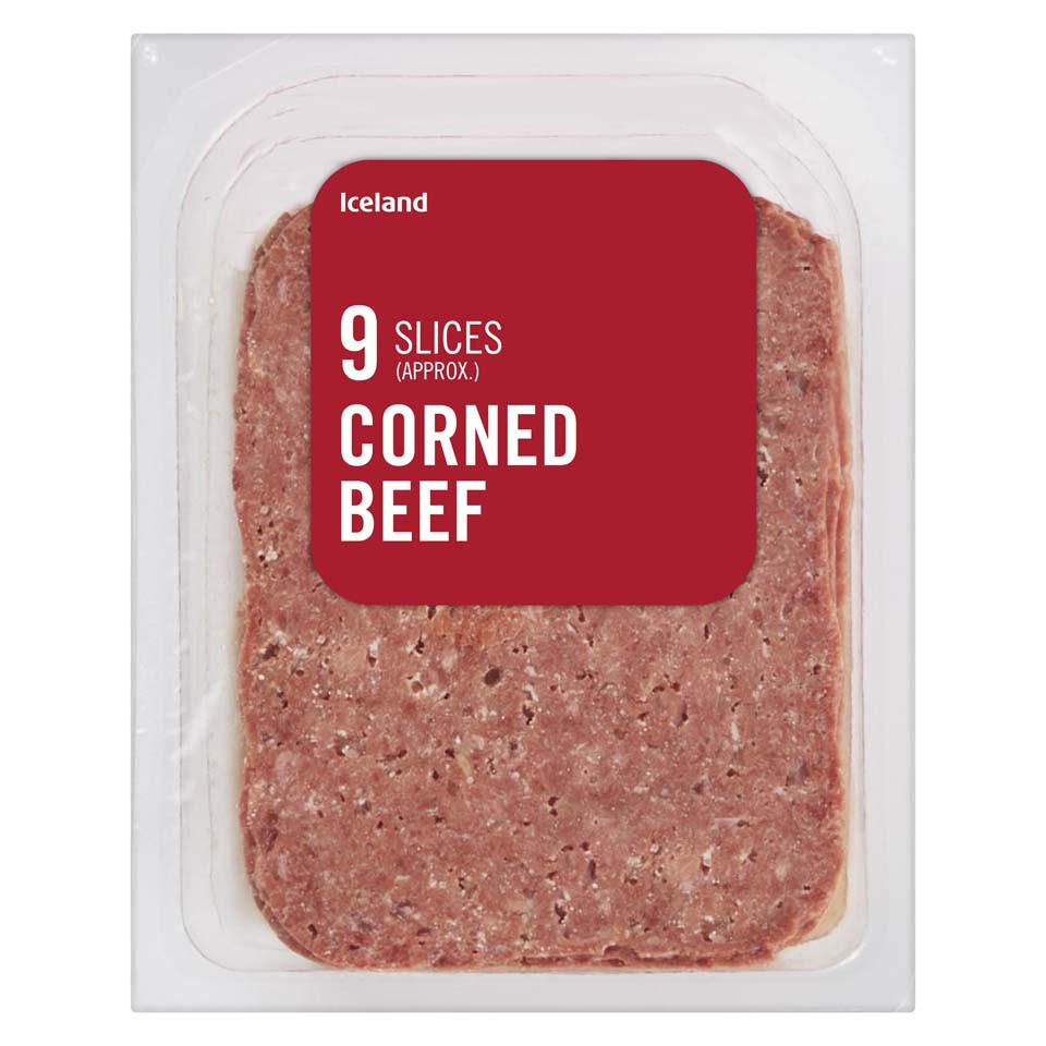 Iceland 9 Slices (approx.) Corned Beef 220g | Beef | Iceland Foods