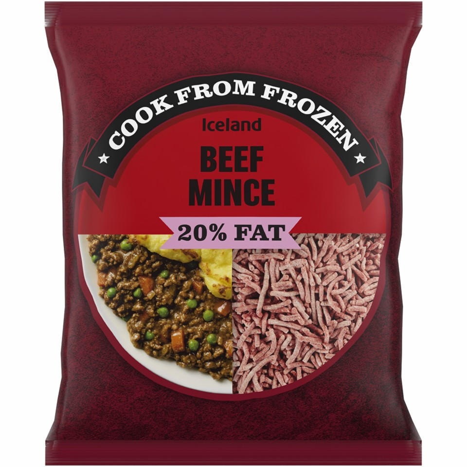 Iceland Beef Mince 20% Fat 600g | Beef | Iceland Foods