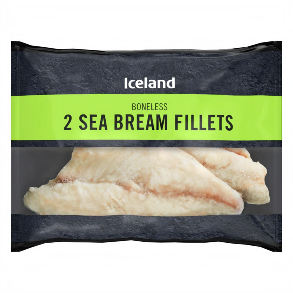 Iceland Boneless 2 Sea Bream Fillets 250g | Fish Fillets | Iceland Foods