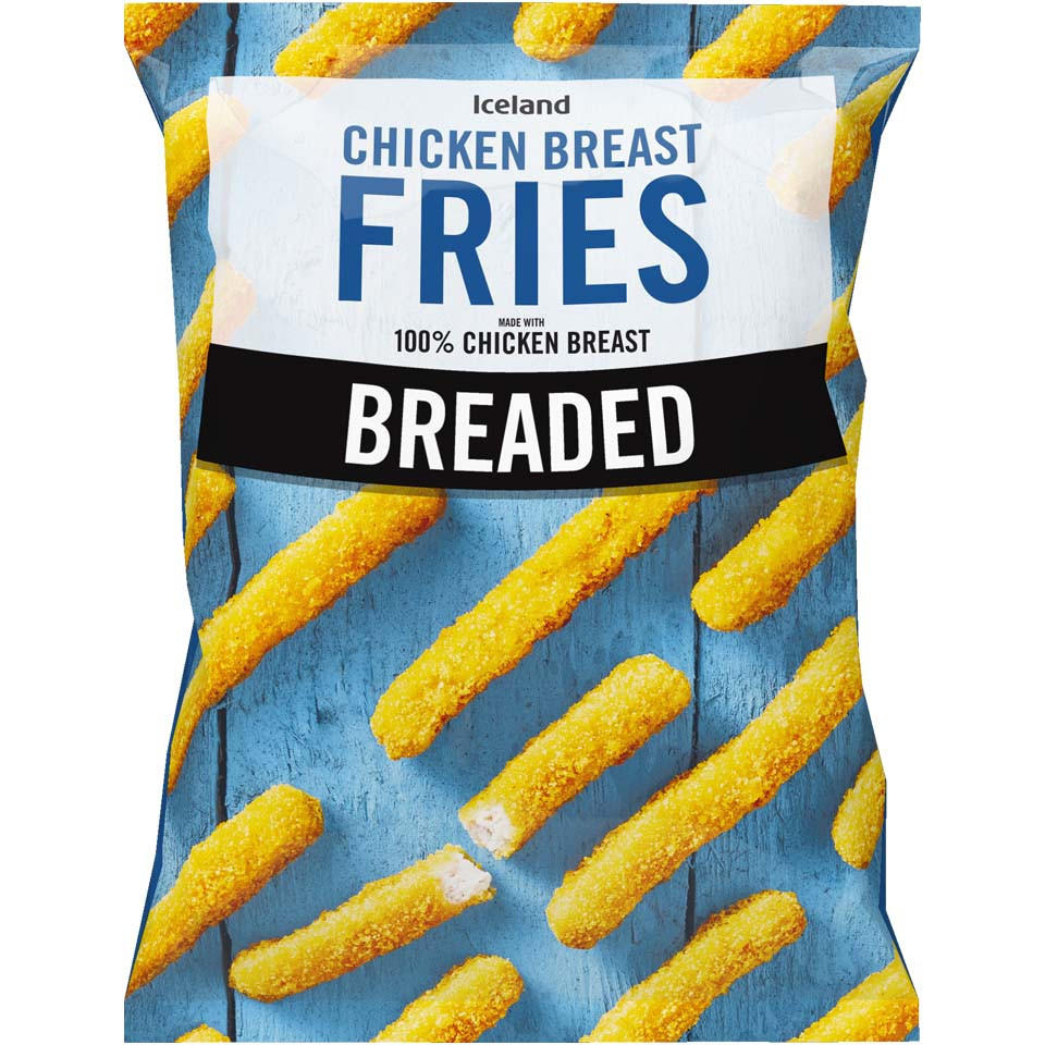 Iceland Breaded Chicken Breast Fries 320g | £2 Value | Iceland Foods