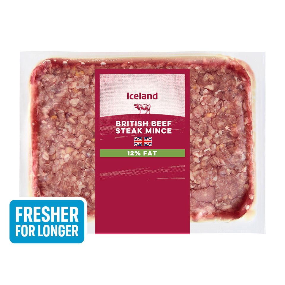 Iceland British Beef Steak Mince 12% Fat 425g | Beef | Iceland Foods