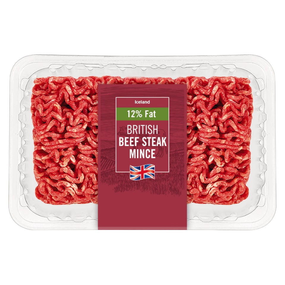 Iceland British Beef Steak Mince 12% Fat 425g | Beef | Iceland Foods