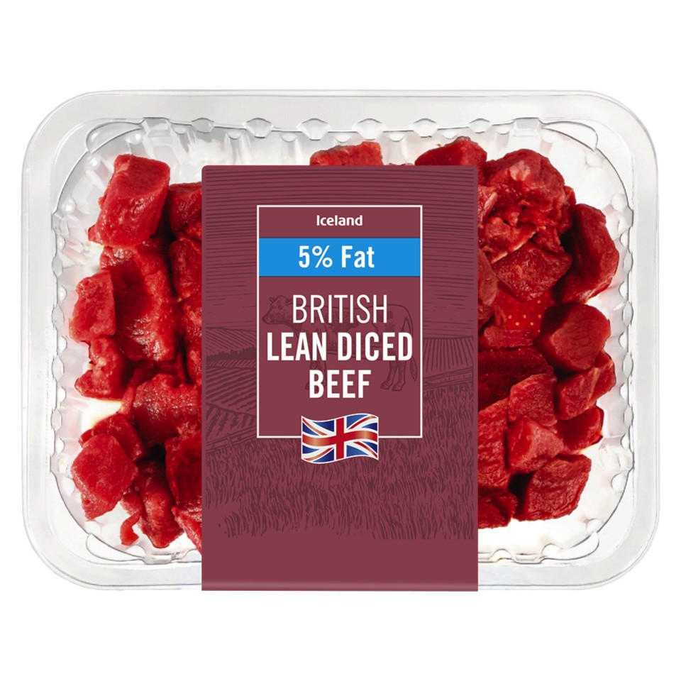 Iceland British Lean Diced Beef 5% Fat 320g | Beef | Iceland Foods