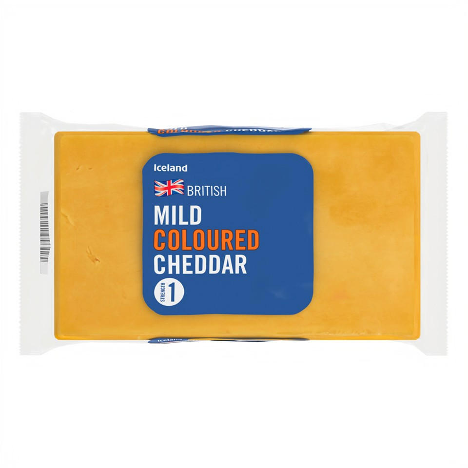 Iceland British Mild Coloured Cheddar 450g | Cheddar Cheese | Iceland Foods
