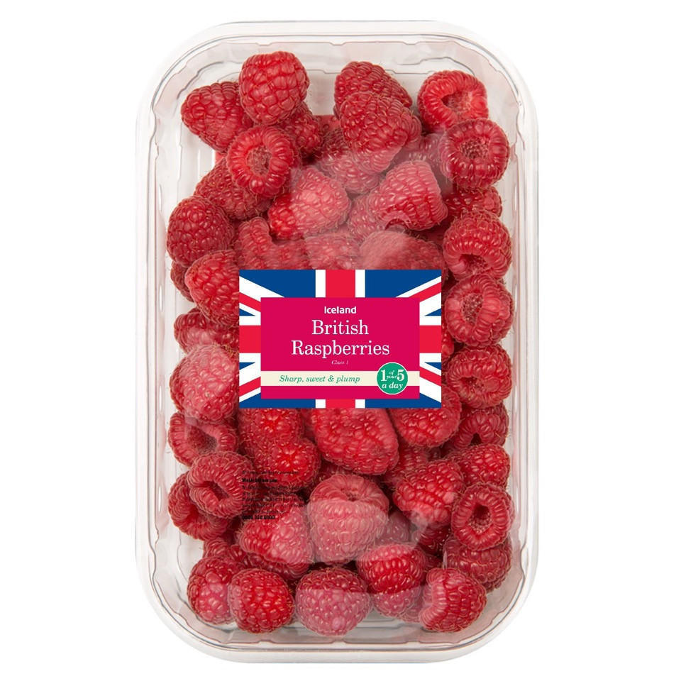 Iceland British Raspberries 250g | Fresh Fruit | Iceland Foods