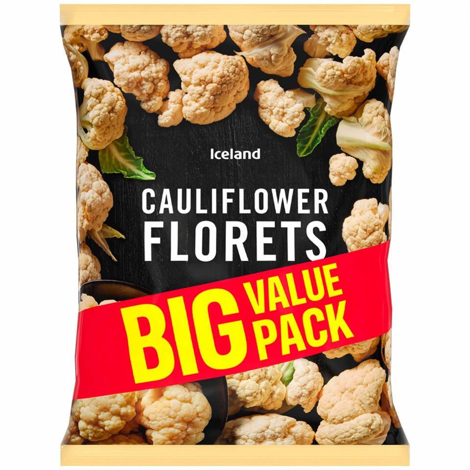 Iceland Cauliflower Florets 1.2kg | Vegetables | Iceland Foods
