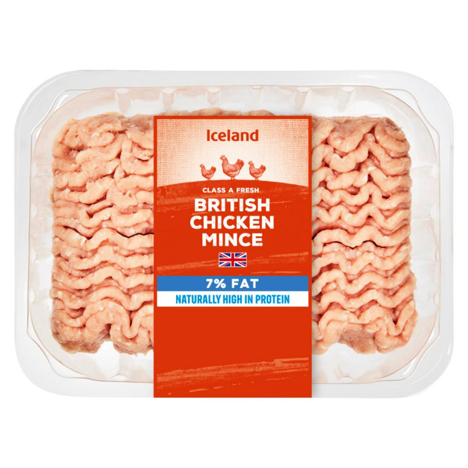 Iceland Class A Fresh British Chicken Mince 500g | Chicken & Turkey ...