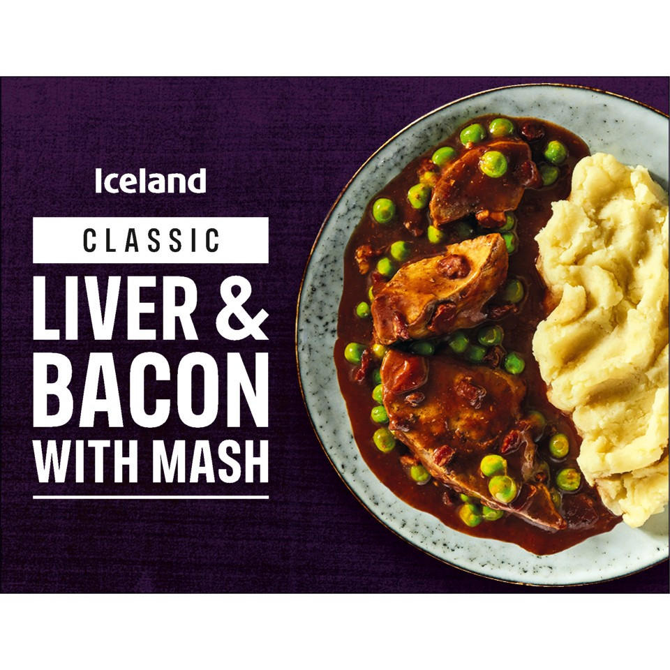 Iceland Classic Liver & Bacon with Mash 400g | Iceland Foods