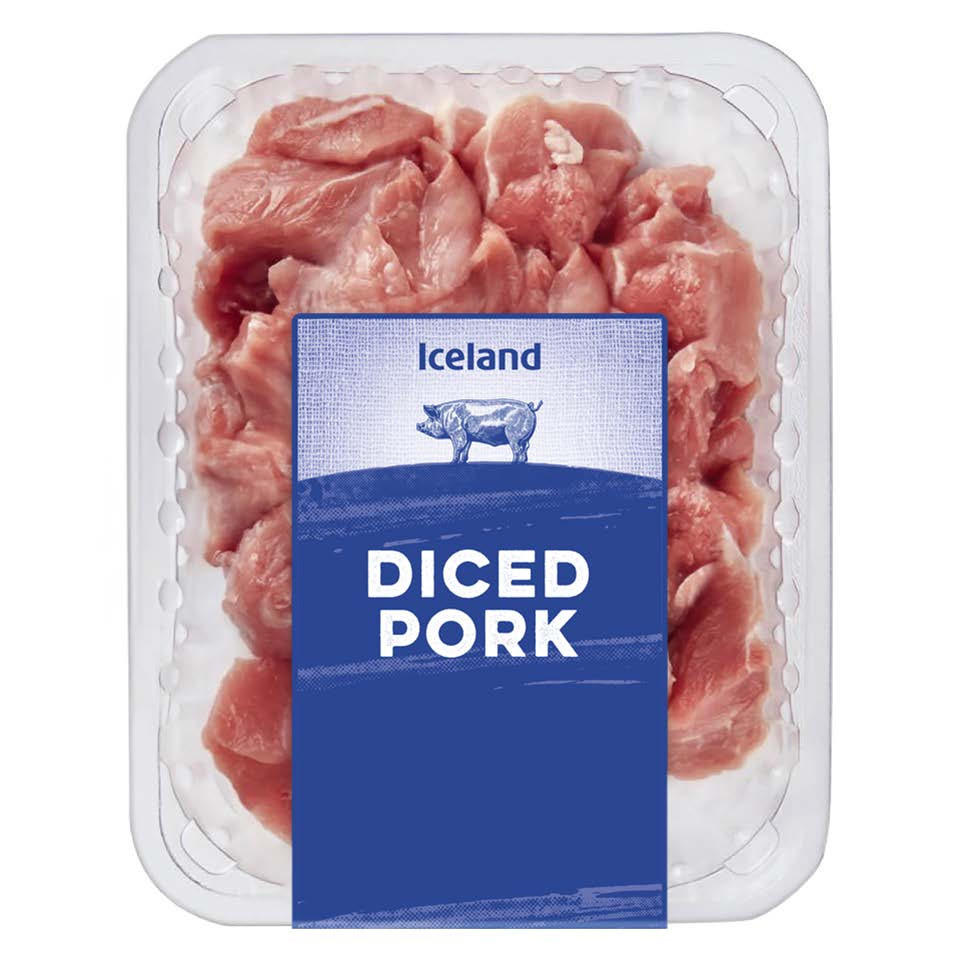 Iceland Diced Pork 500g | Pork | Iceland Foods
